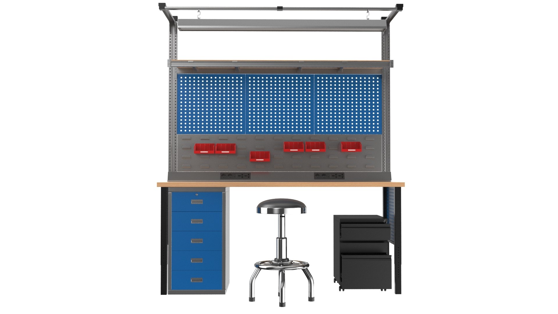 Detailed Workbench 3D Model - TurboSquid 2136607