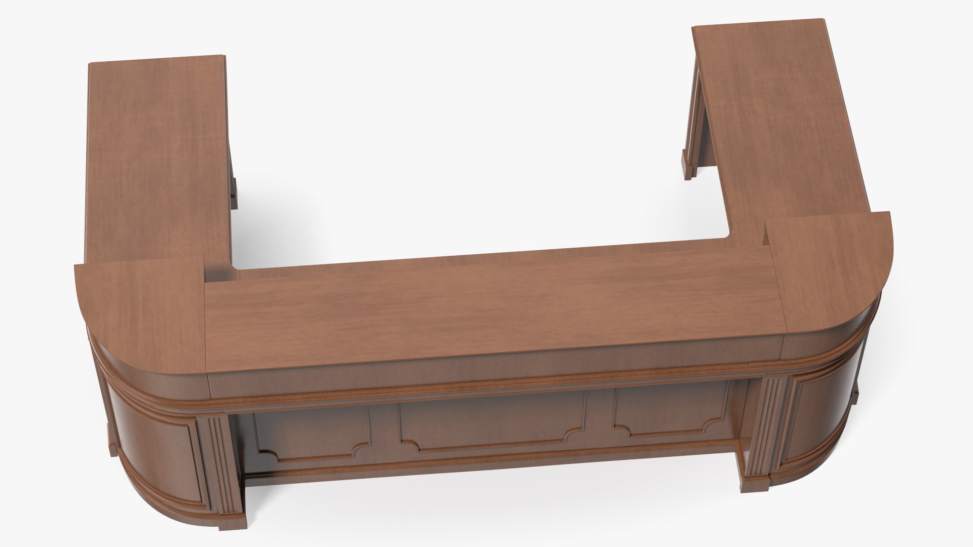 3D Reception Desk Classic Style - TurboSquid 2170561
