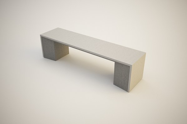 3ds outdoor bench