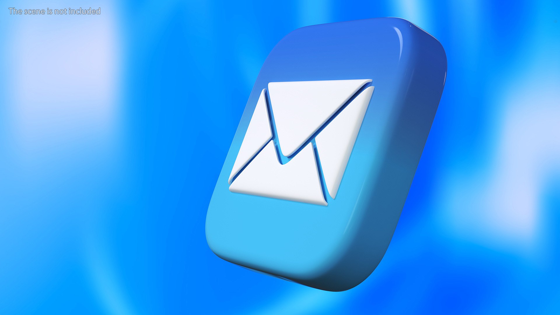 IPhone IOS Mail Icon 3D Model - TurboSquid 2218494