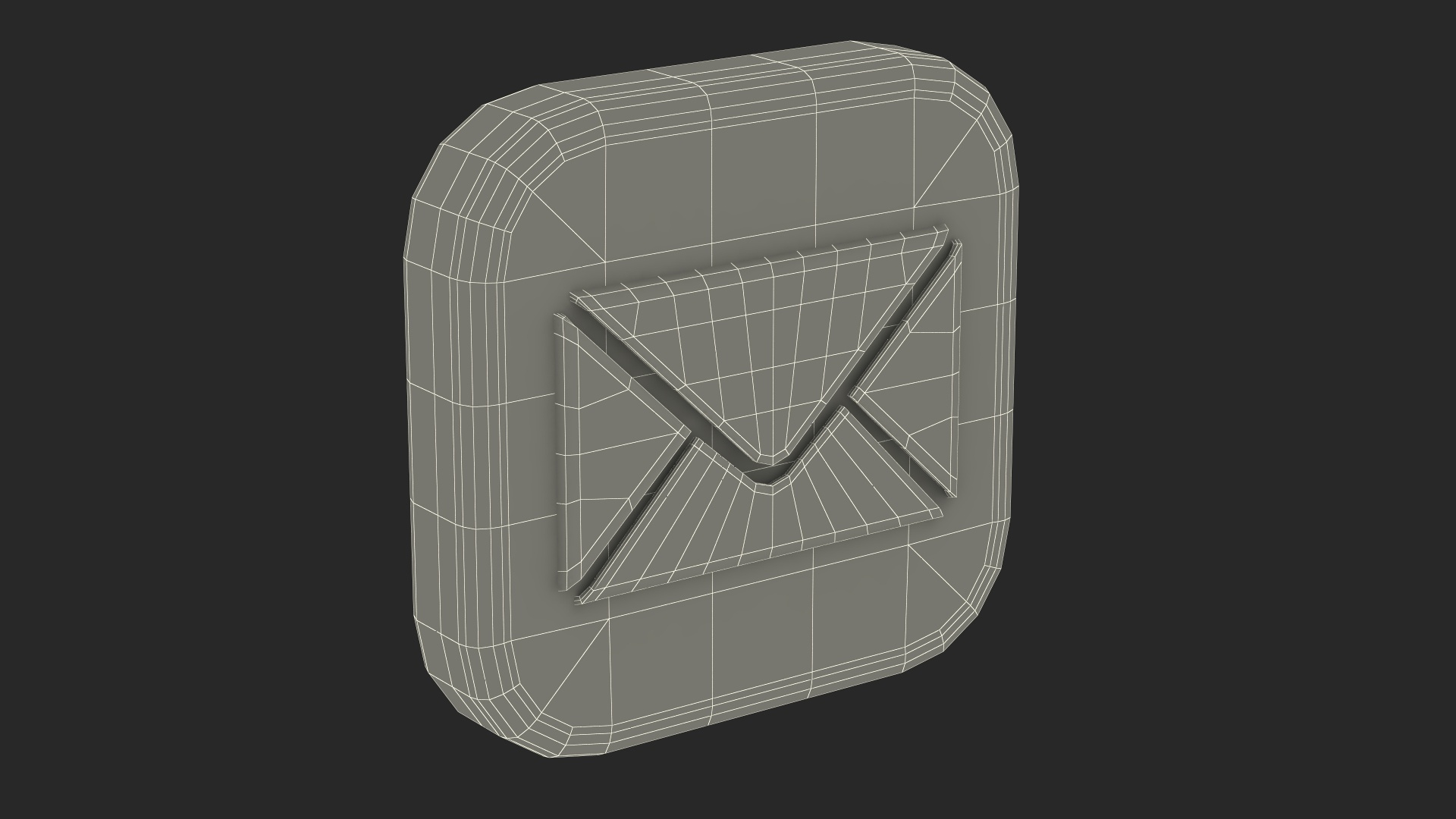 IPhone IOS Mail Icon 3D Model - TurboSquid 2218494