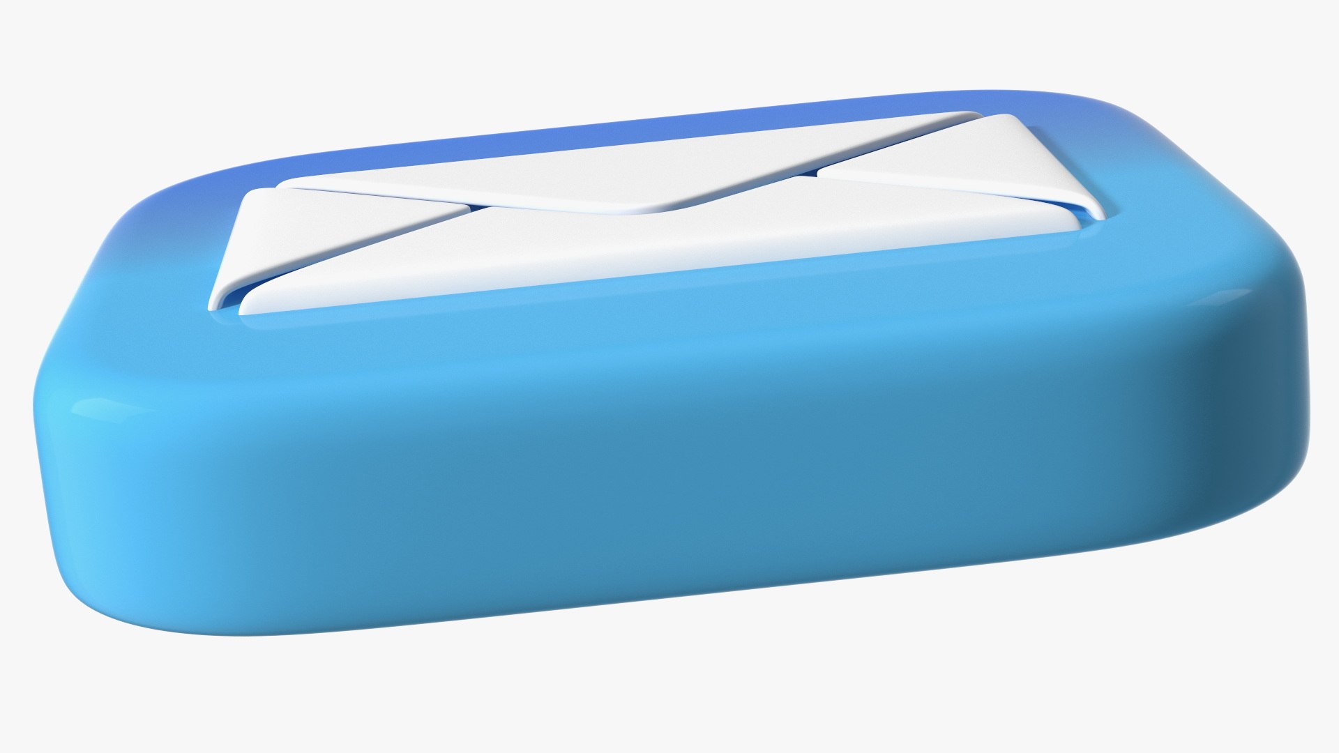 IPhone IOS Mail Icon 3D Model - TurboSquid 2218494