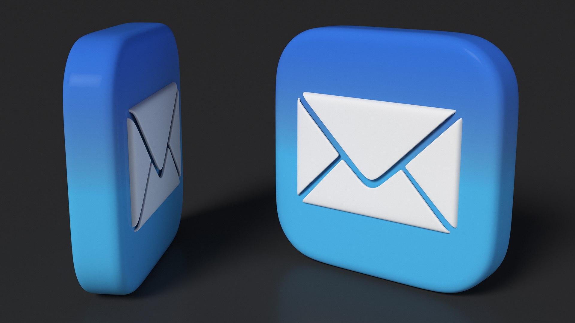 IPhone IOS Mail Icon 3D Model - TurboSquid 2218494