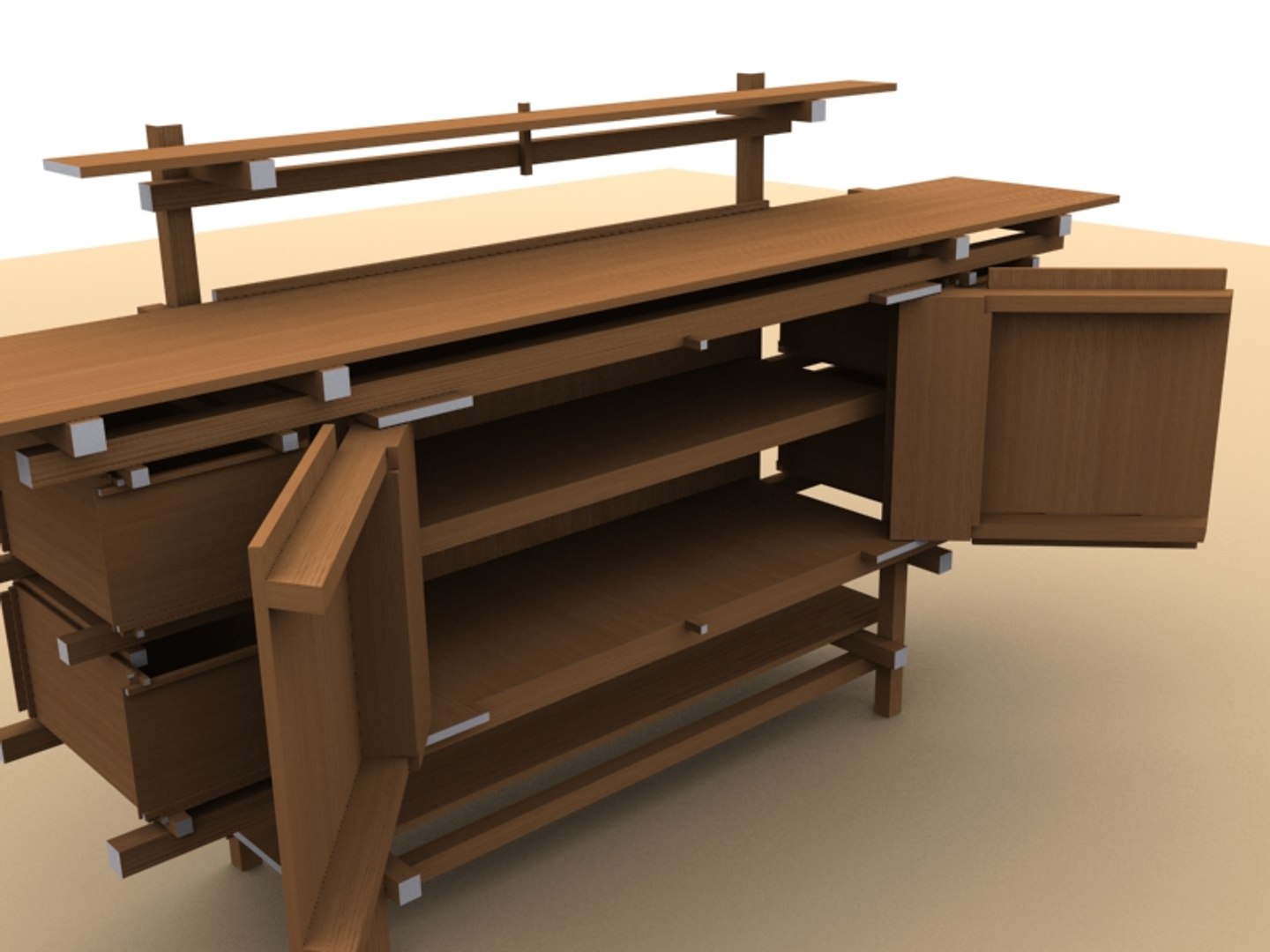 Gerrit Rietveld Buffet 3d Model