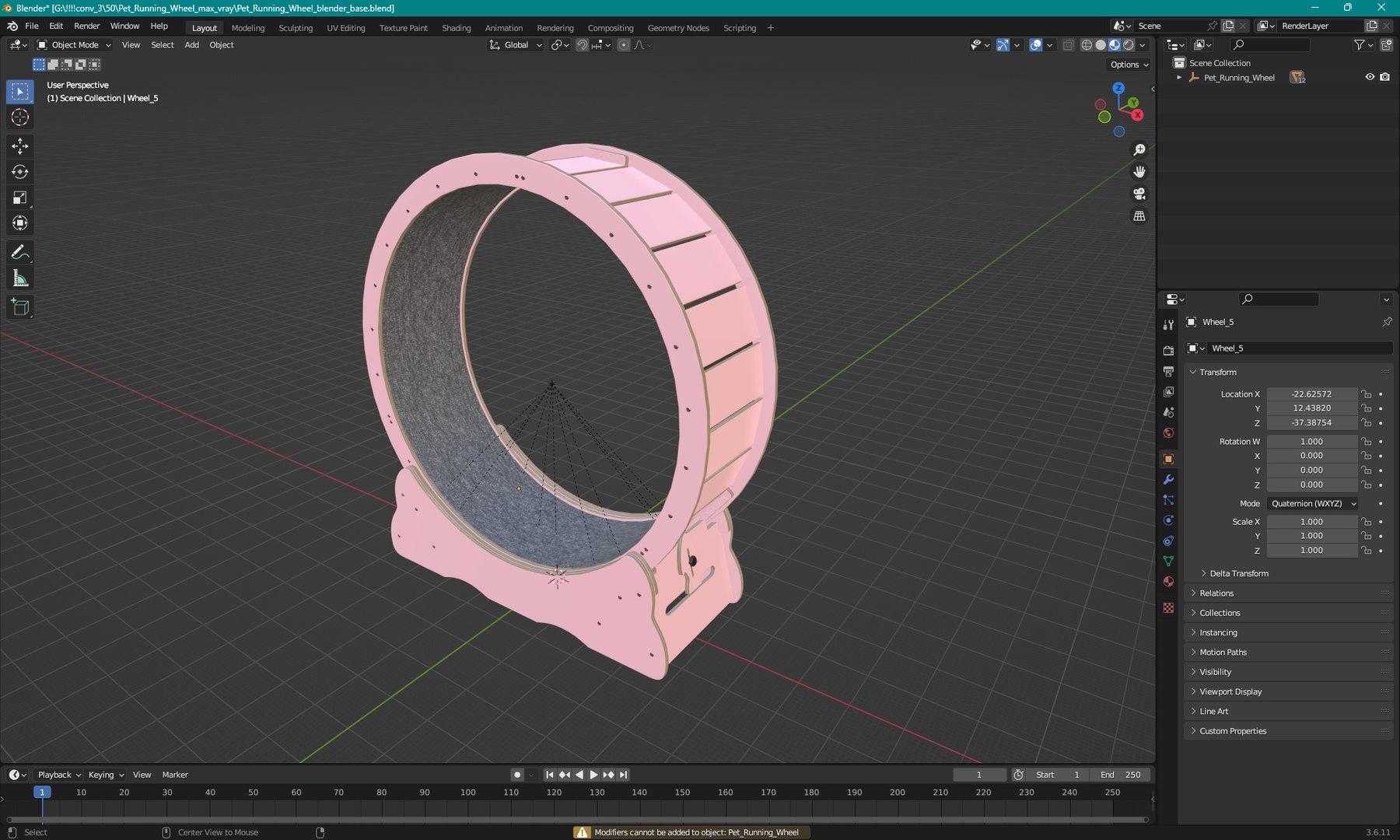 3D Pet Running Wheel Model - TurboSquid 2307332
