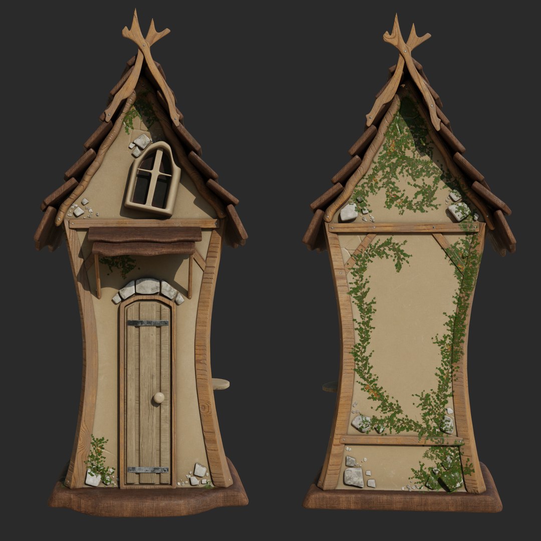3D Magic Hut 2 Model - TurboSquid 2095872