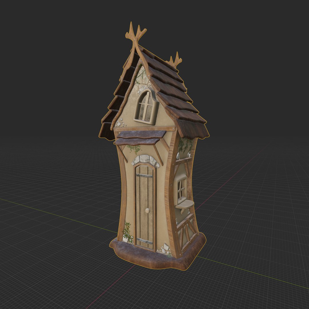 3D Magic Hut 2 Model - TurboSquid 2095872