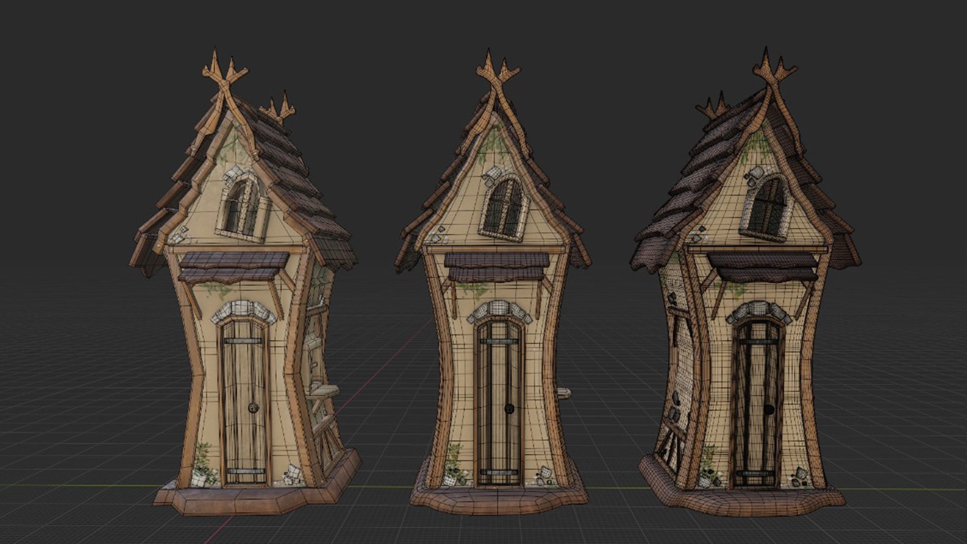 3D Magic Hut 2 Model - TurboSquid 2095872