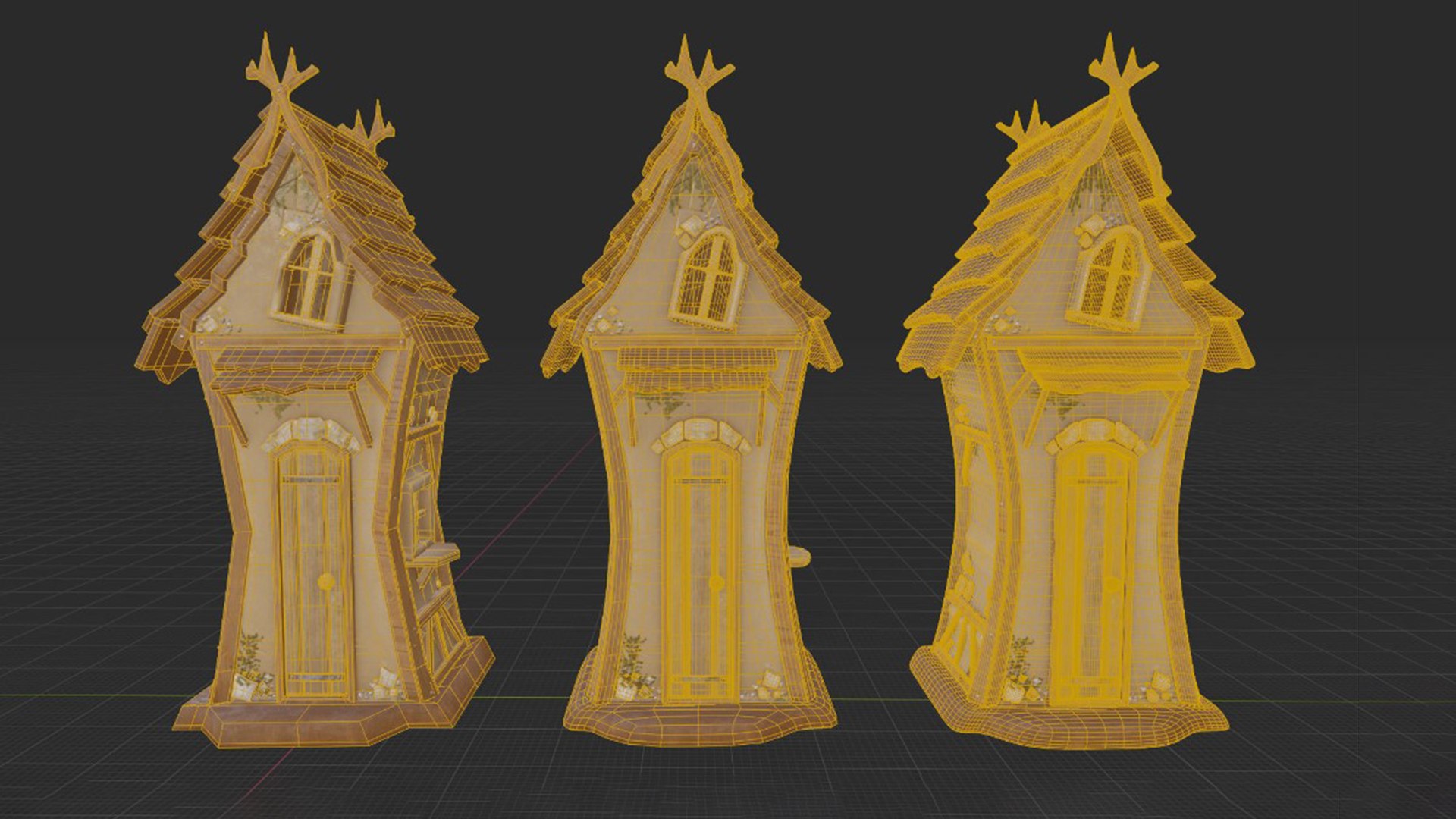 3D Magic Hut 2 Model - TurboSquid 2095872