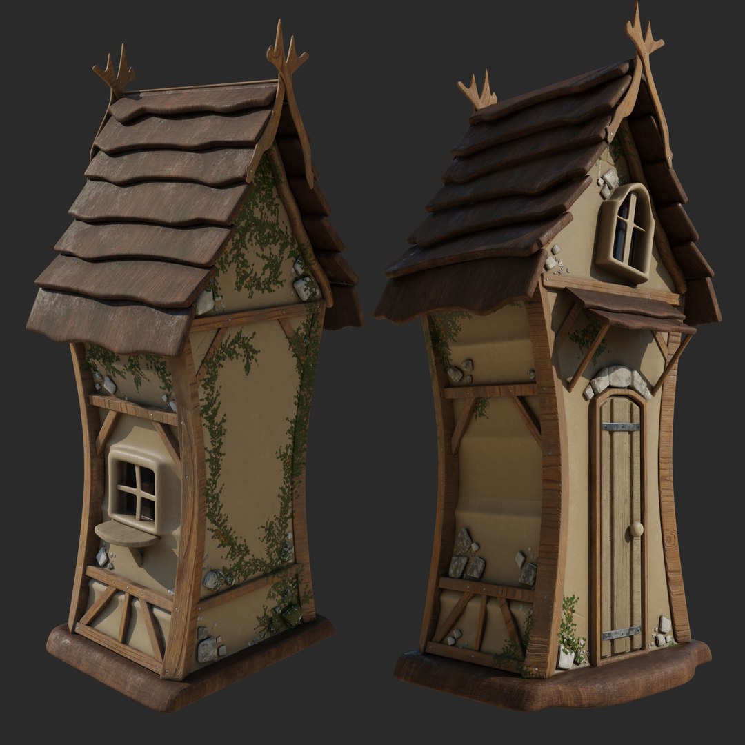 3D Magic Hut 2 Model - TurboSquid 2095872