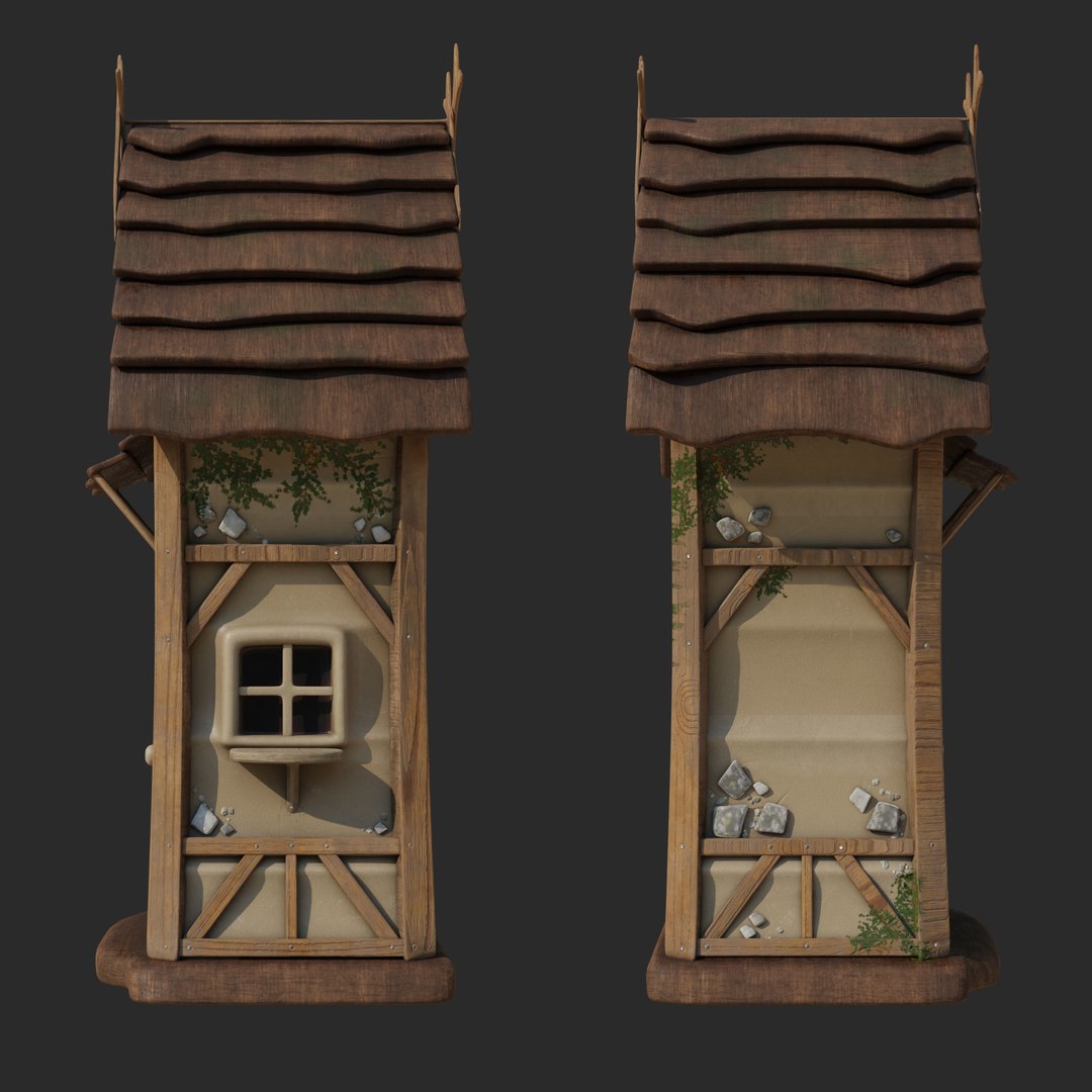 3D Magic Hut 2 Model - TurboSquid 2095872