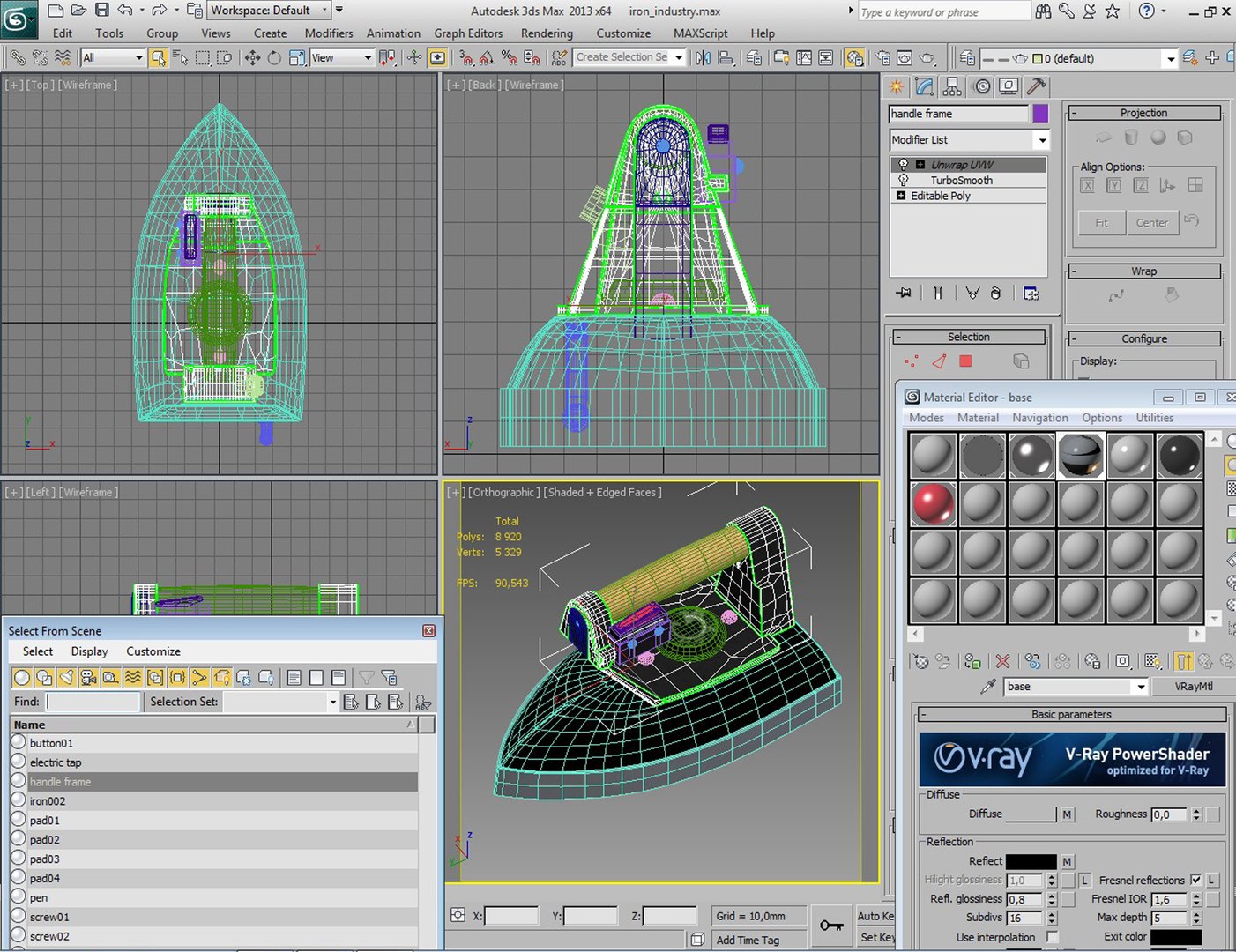 3D Model Industrial Iron - TurboSquid 1503755