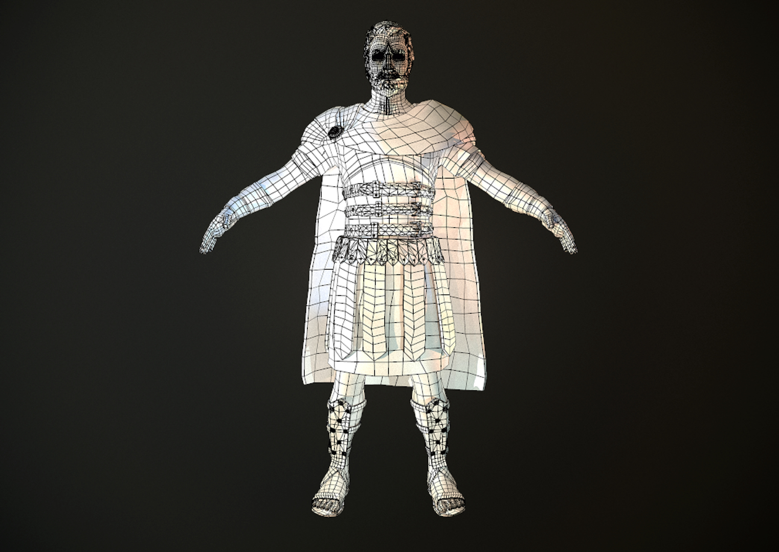 Roman Helmet Character Rigged 3D Model - TurboSquid 1179438