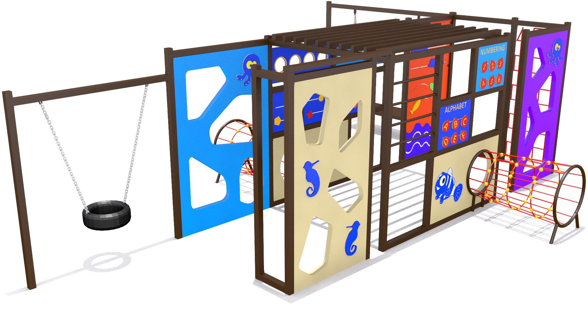 Square Playground 3D - TurboSquid 1778340