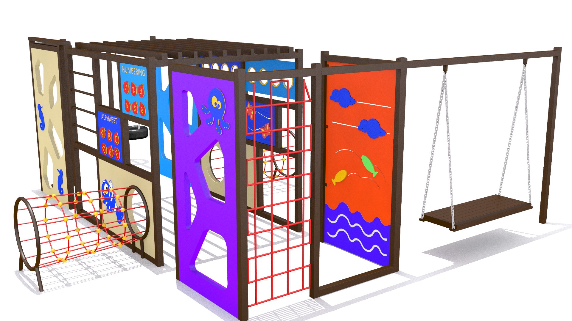 Square Playground 3D - TurboSquid 1778340