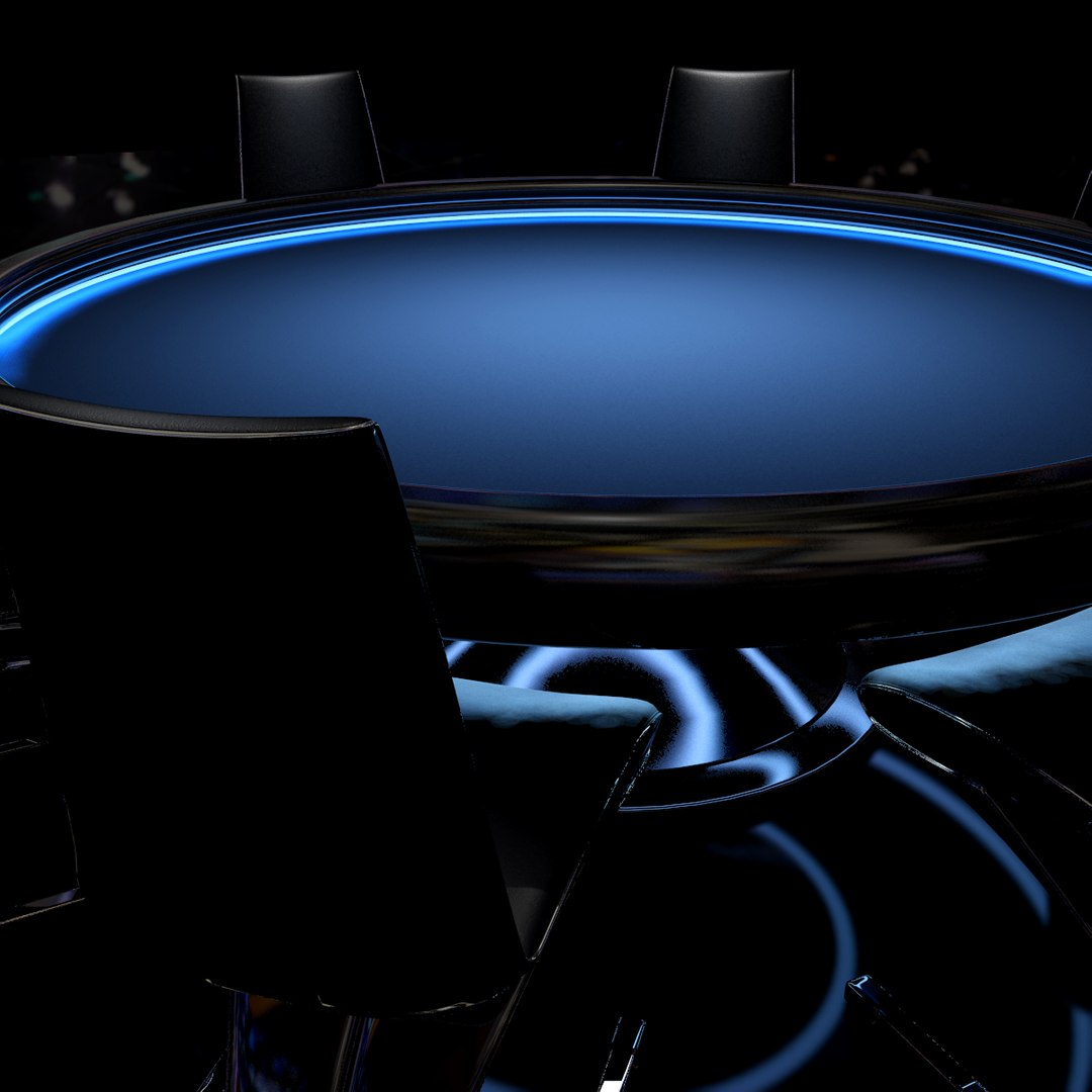 3d Poker Table Model
