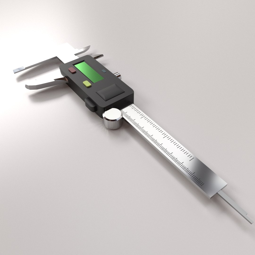 Digital Caliper Model - TurboSquid 1654271