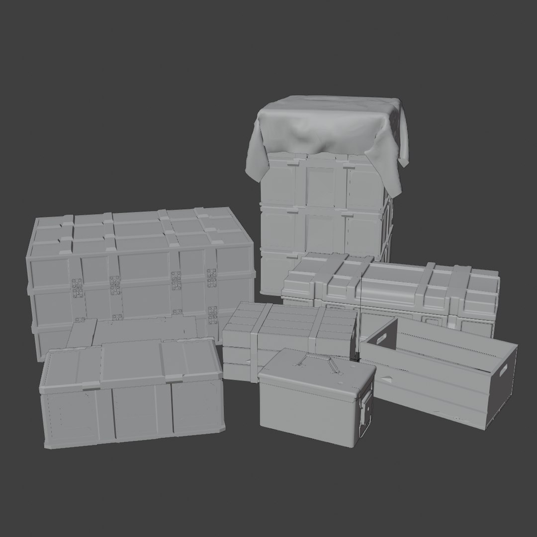 Boxes 3D Model - TurboSquid 1629386