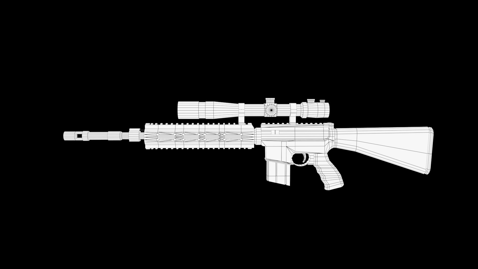 Assault Rifle 3D Model - TurboSquid 1867984