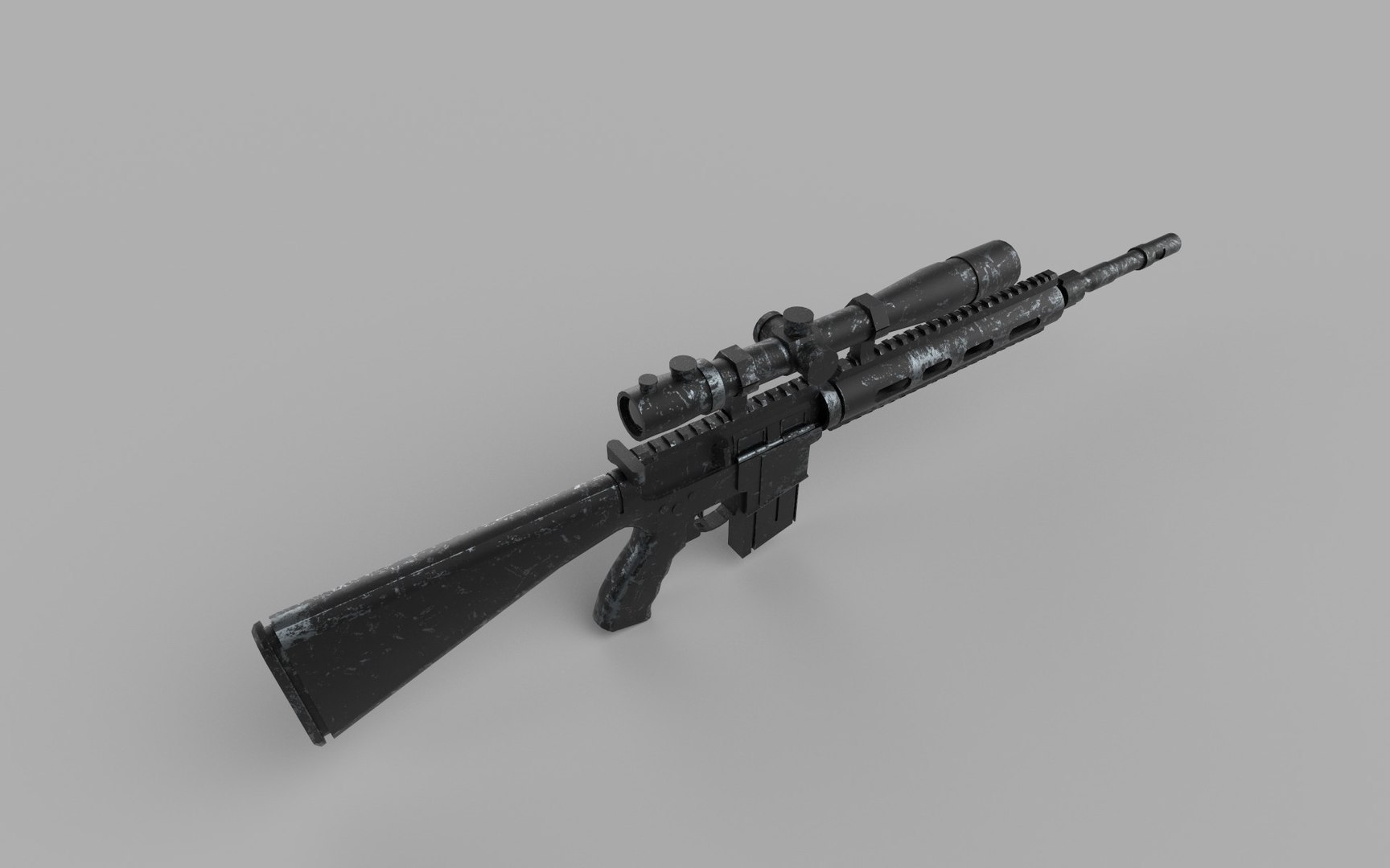 Assault Rifle 3D Model - TurboSquid 1867984