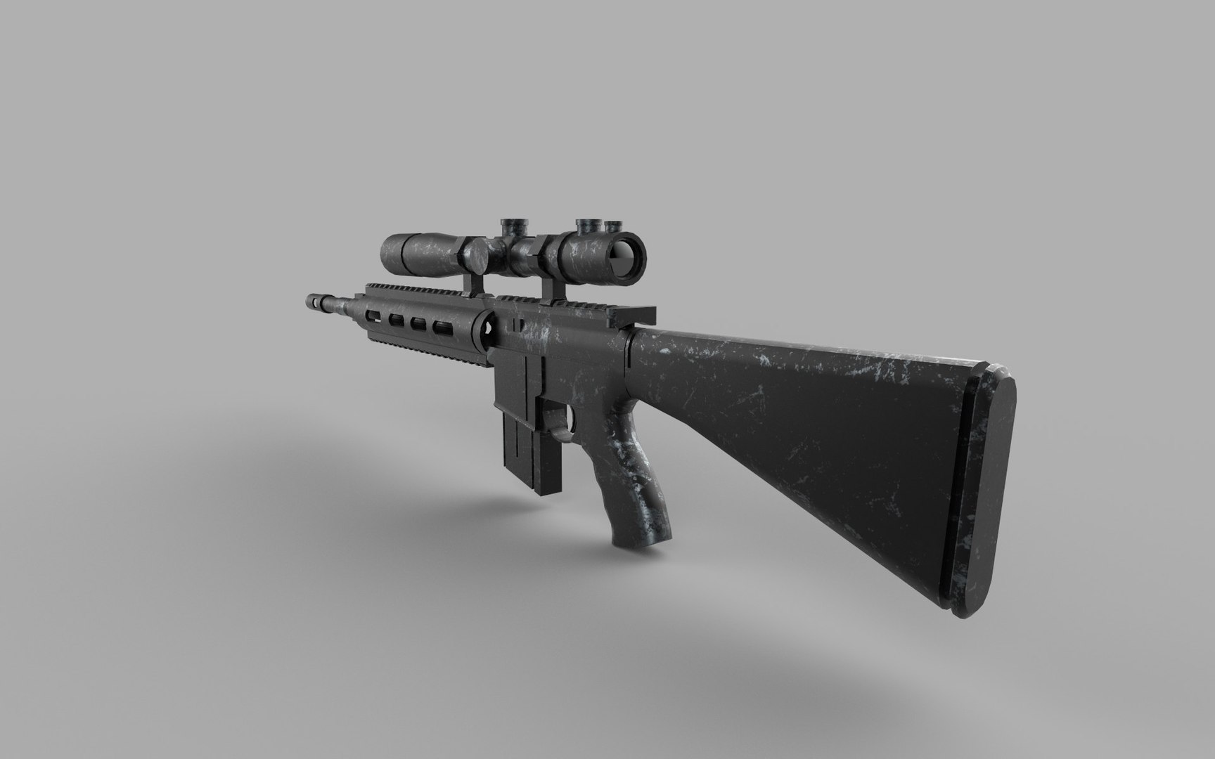 Assault Rifle 3D Model - TurboSquid 1867984