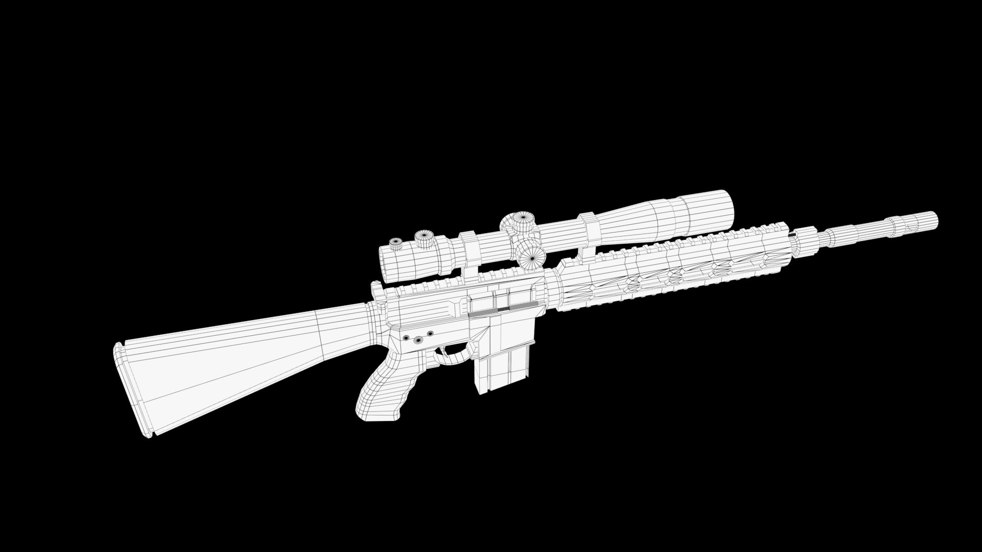 Assault Rifle 3D Model - TurboSquid 1867984
