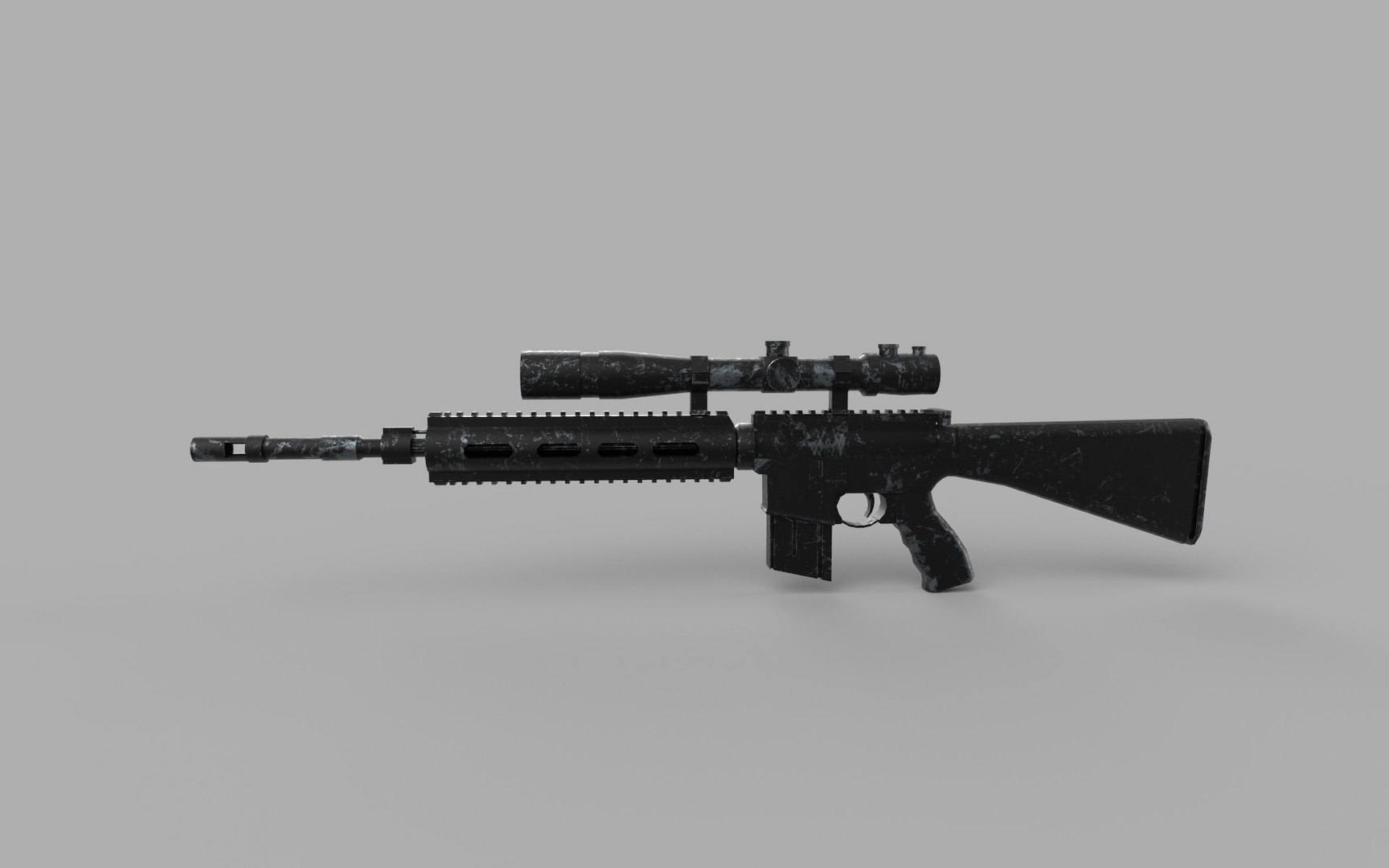 Assault Rifle 3D Model - TurboSquid 1867984