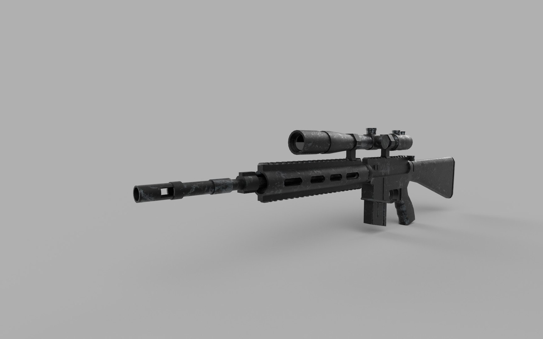 Assault Rifle 3D Model - TurboSquid 1867984