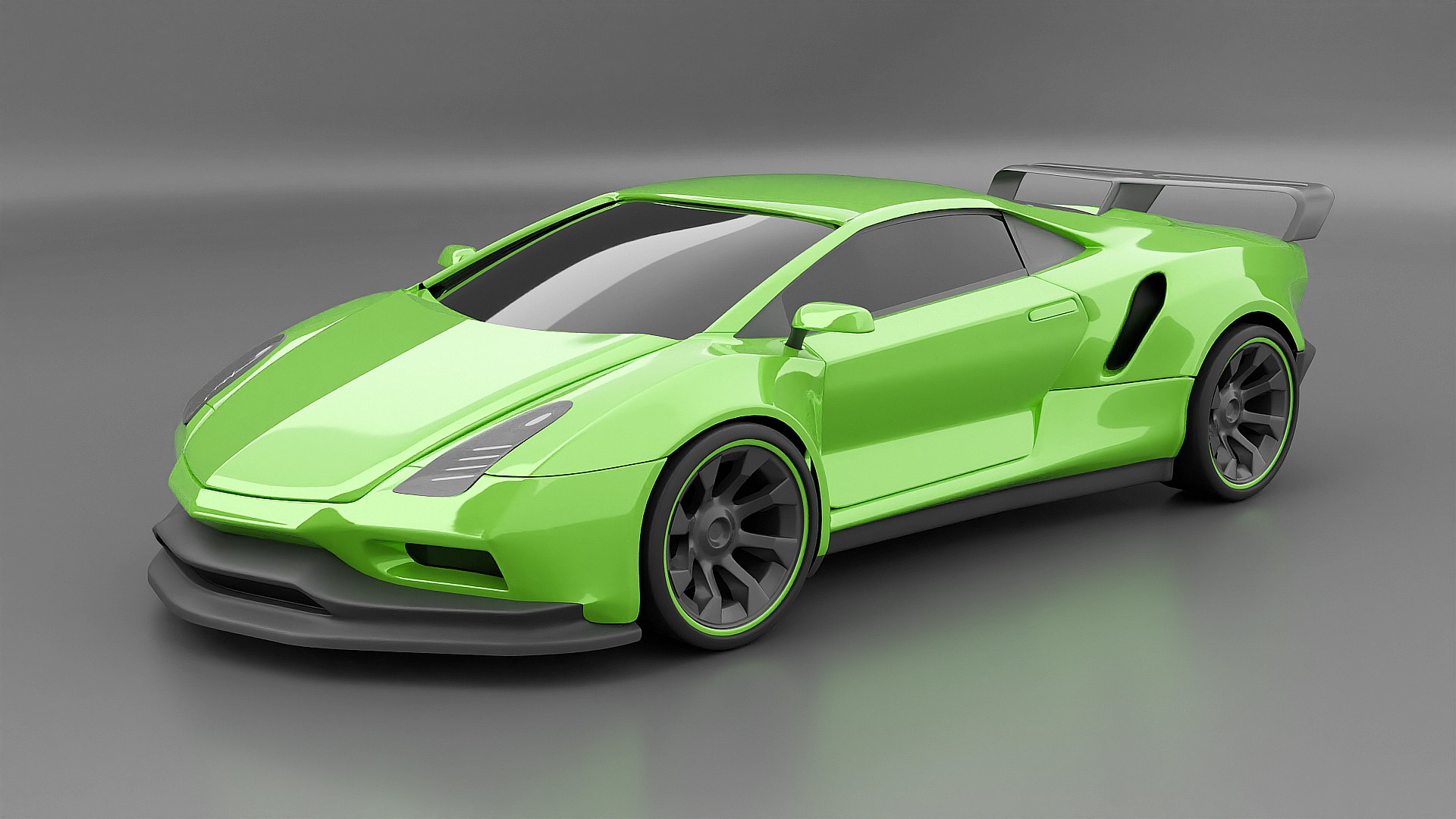 Generic Supercar Concept Model - TurboSquid 2371828