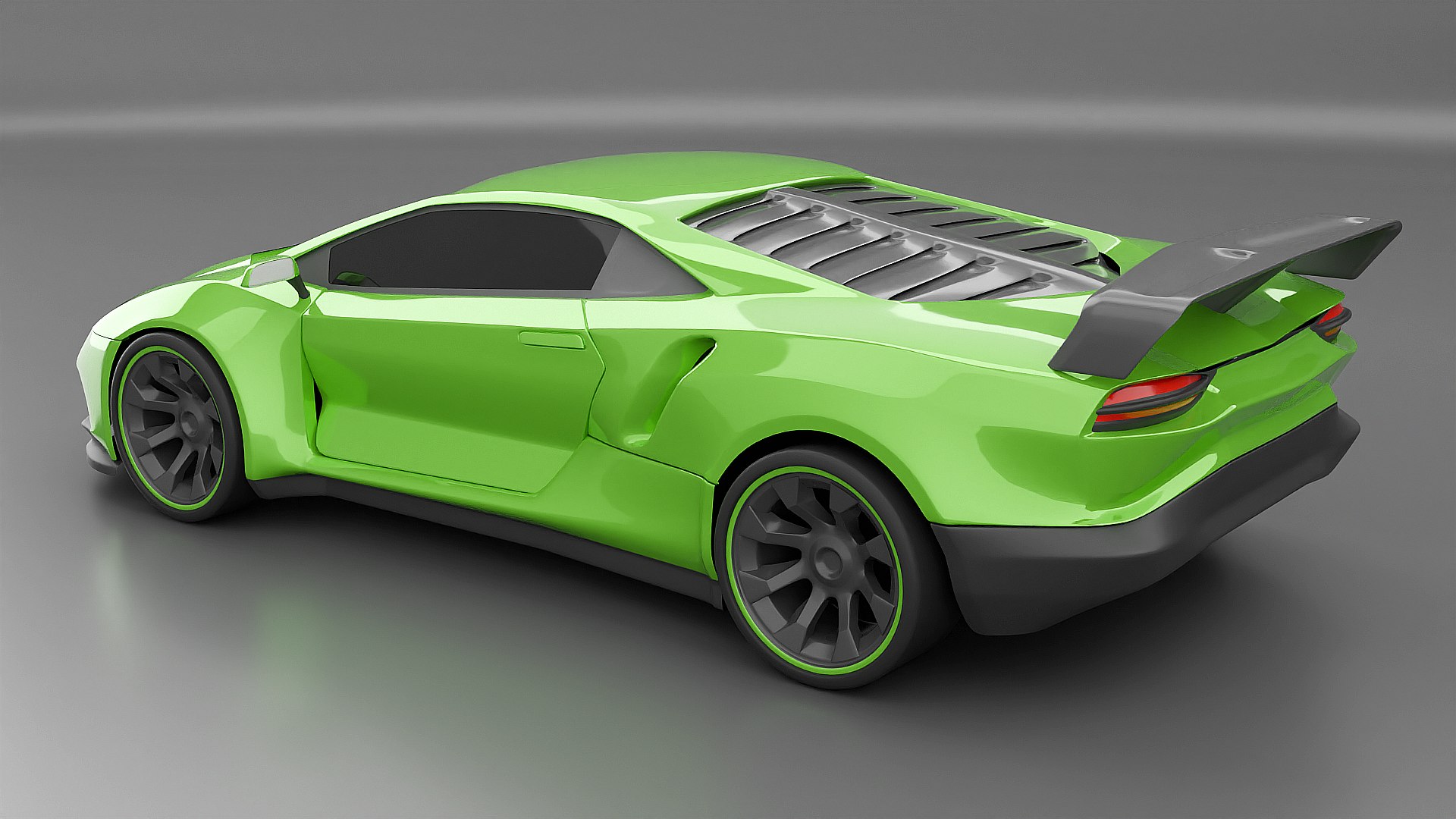 Generic Supercar Concept Model - TurboSquid 2371828