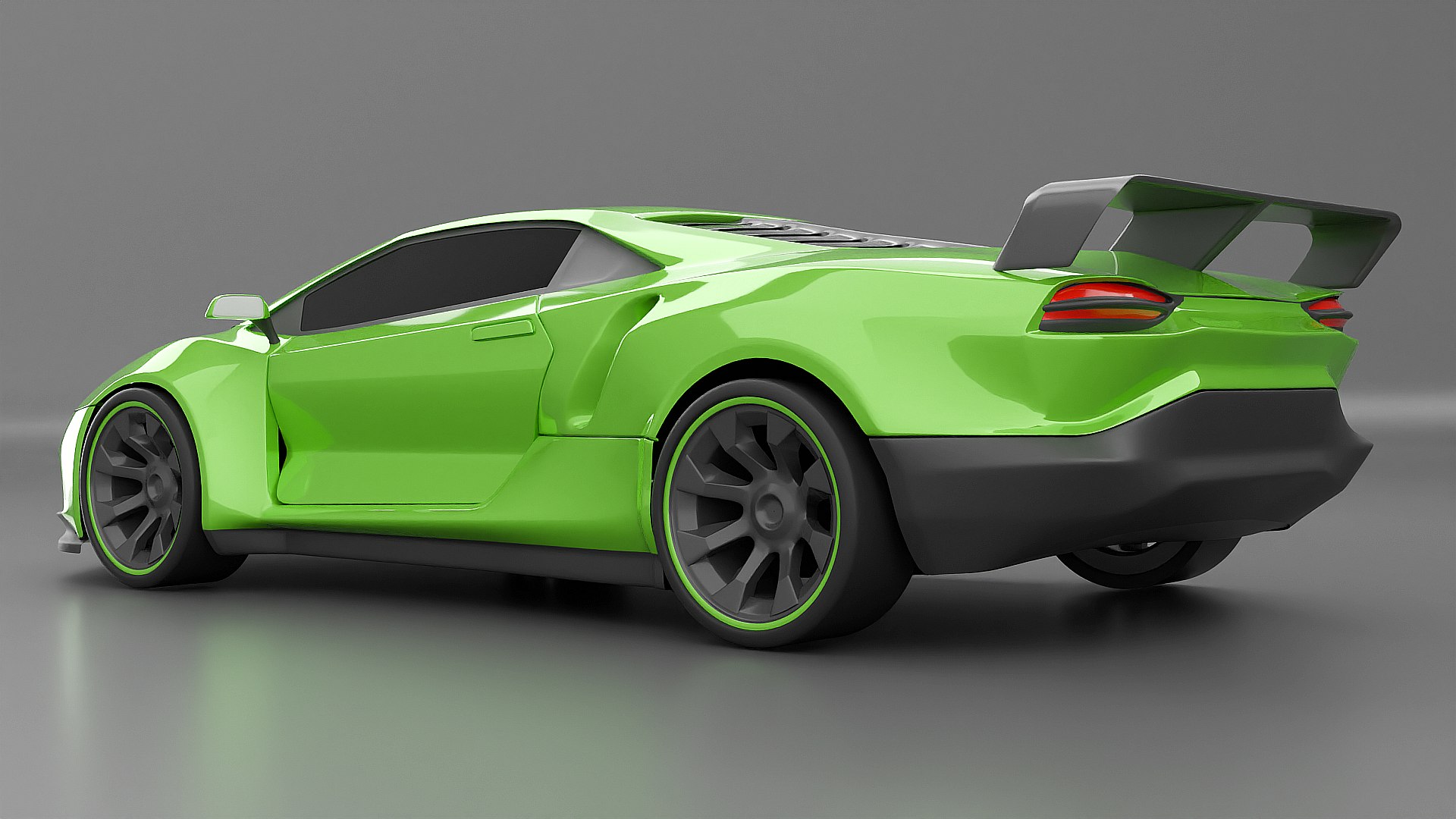 Generic Supercar Concept Model - TurboSquid 2371828
