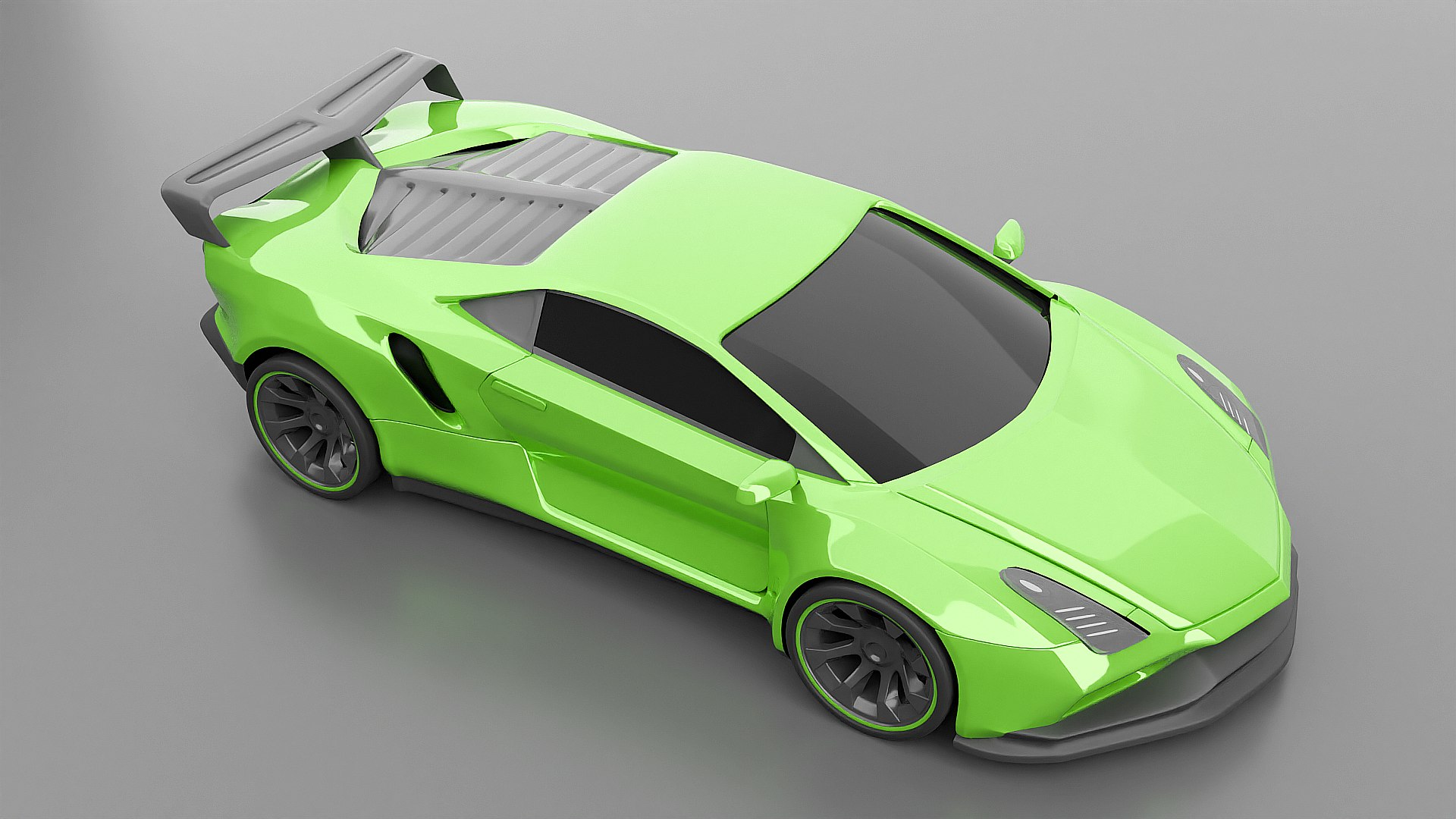 Generic Supercar Concept Model - TurboSquid 2371828