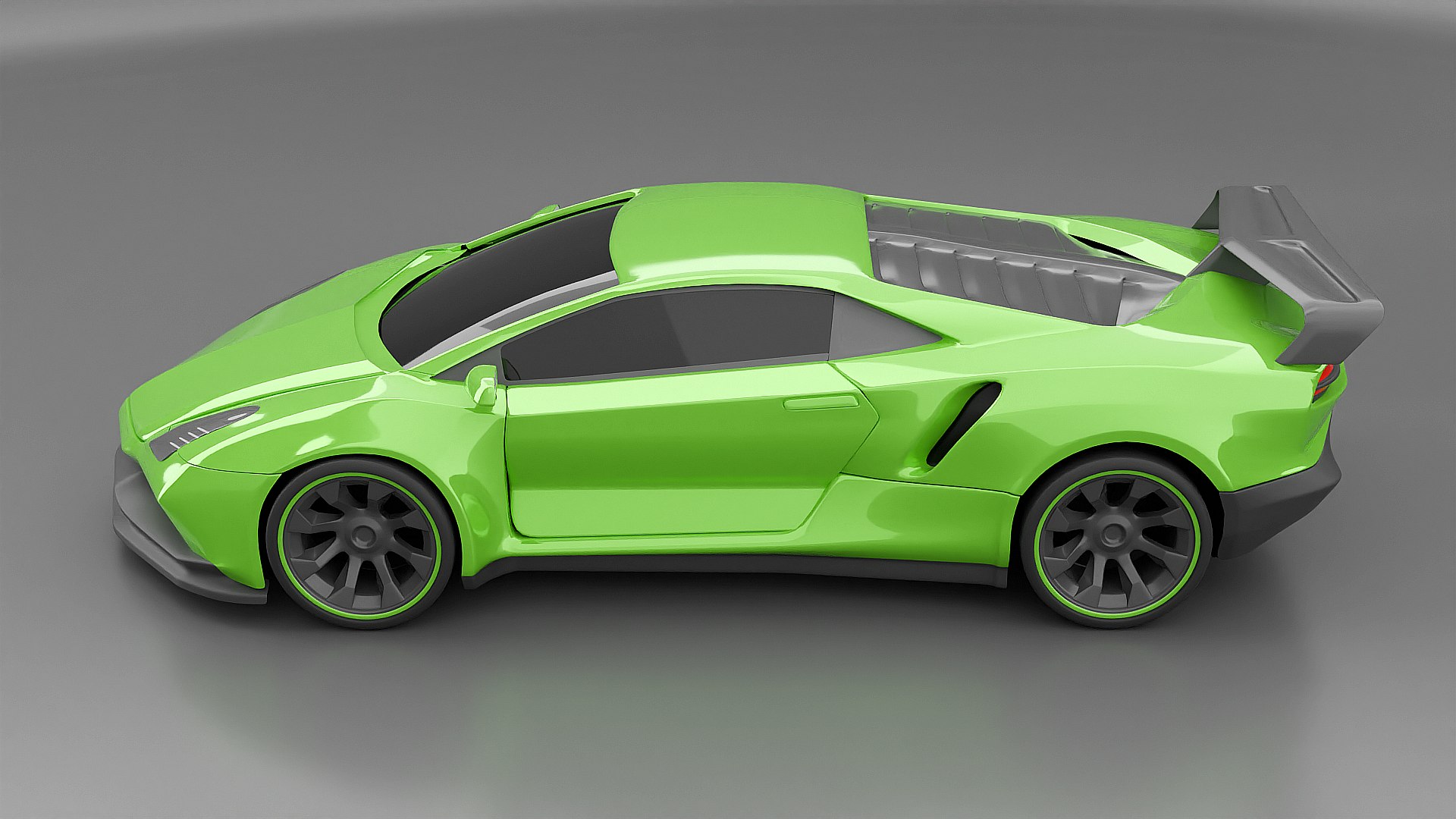 Generic Supercar Concept Model - TurboSquid 2371828