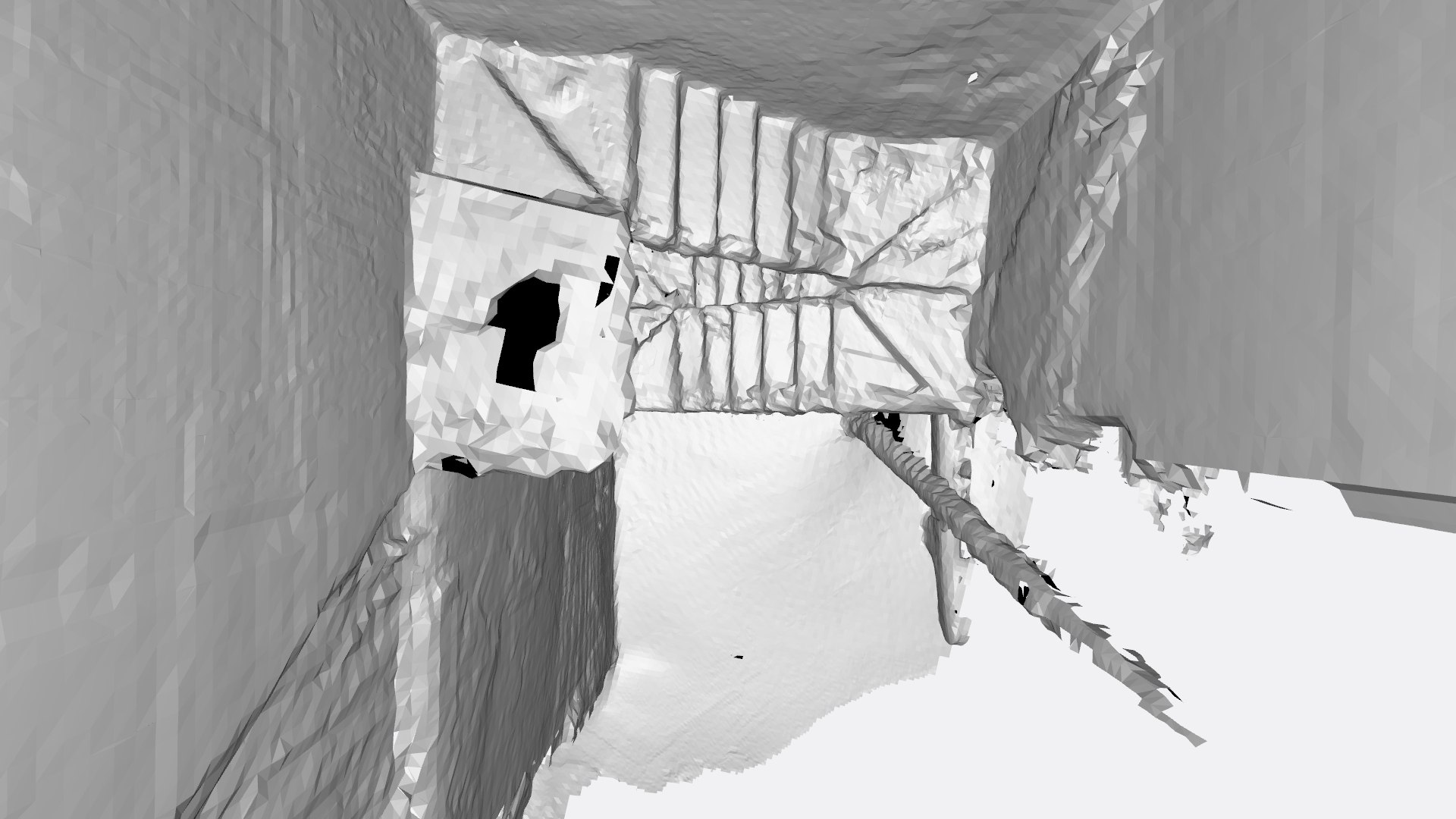 3D Ruined Stairs Model - TurboSquid 1970397