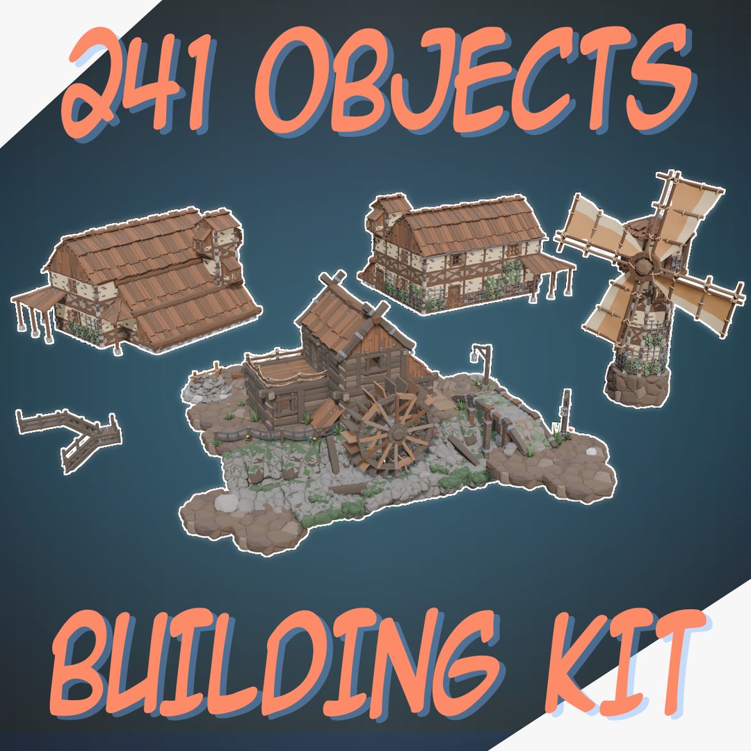 3D Model Stylized Raccoon Vilage - Model Pack - TurboSquid 2253769