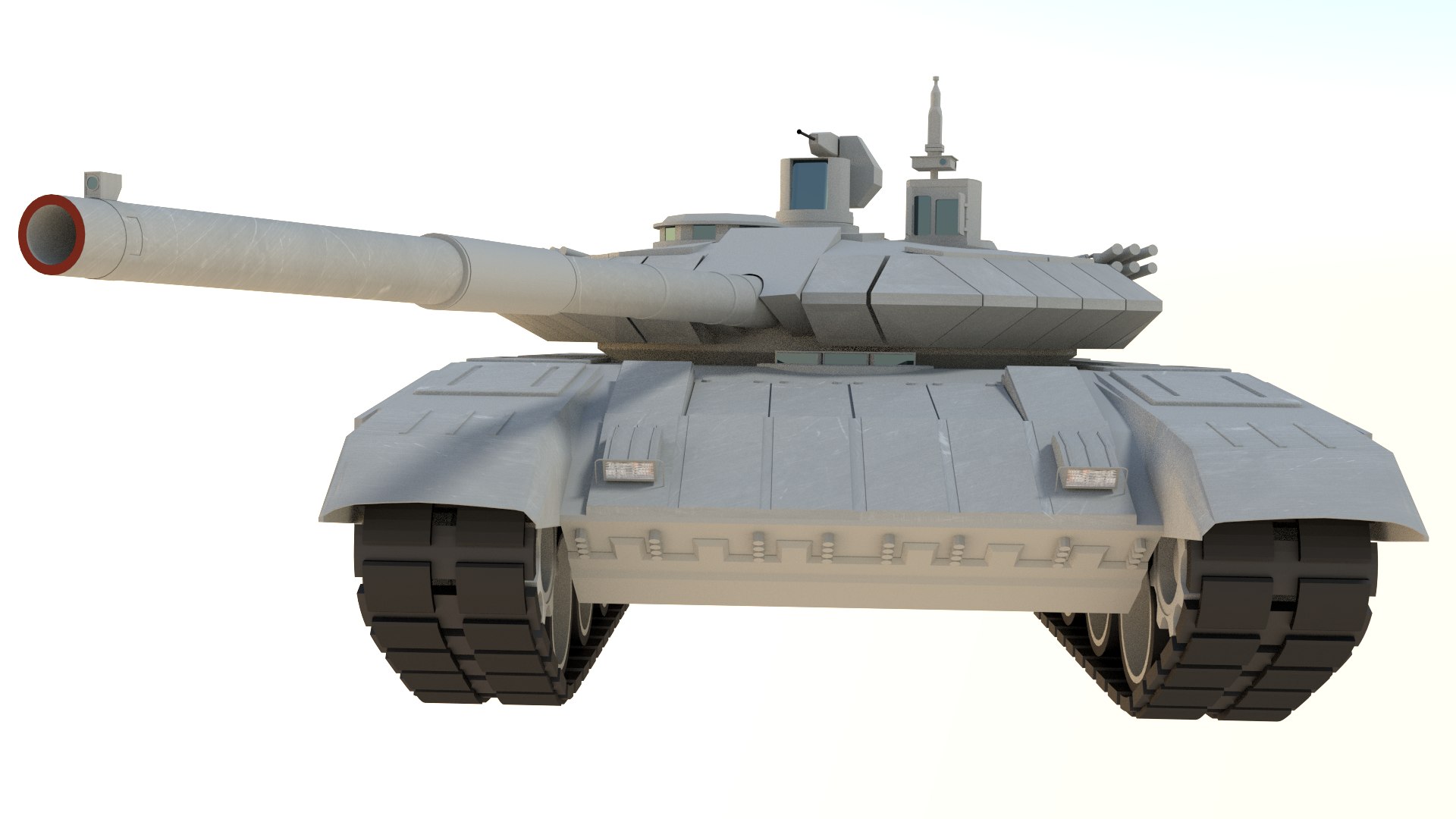 3d Model T90 Ms Battle Tank