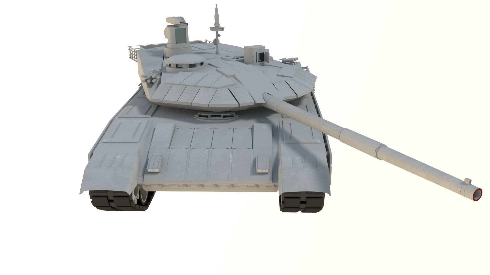 3d Model T90 Ms Battle Tank
