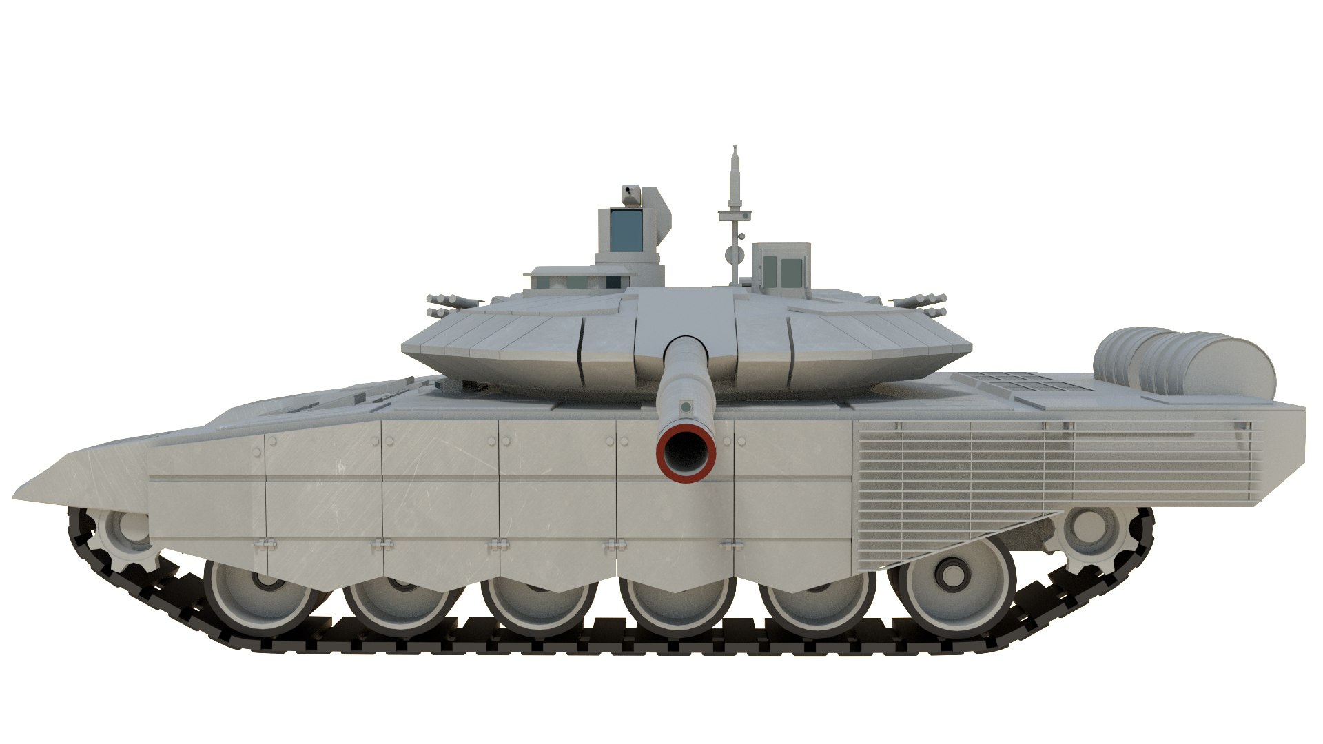 3d Model T90 Ms Battle Tank
