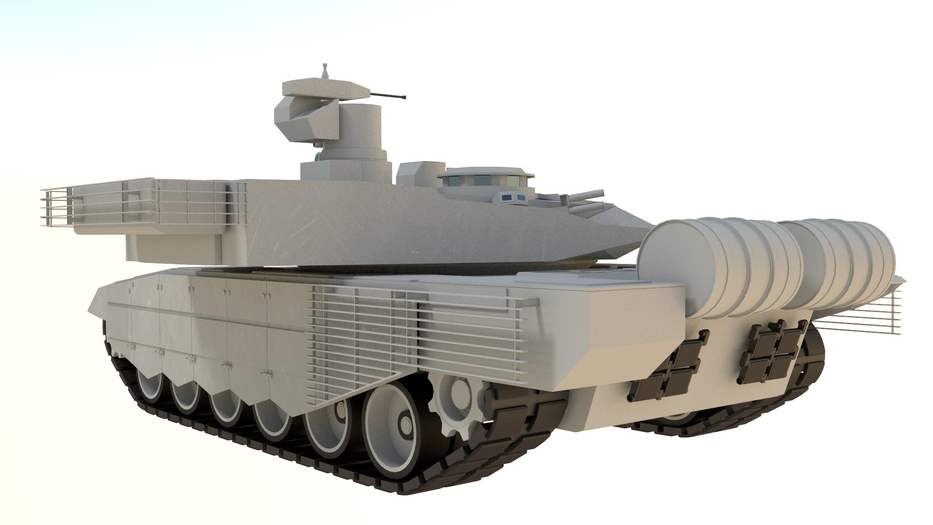 3d Model T90 Ms Battle Tank