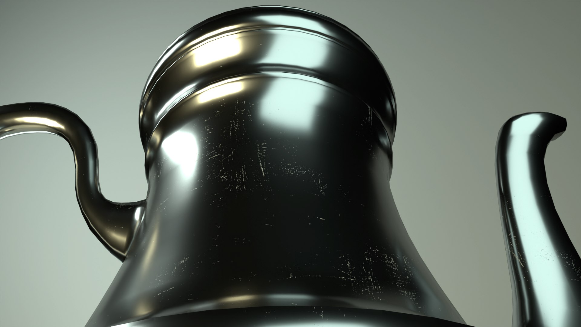Stain Steel Teapot 3D model - TurboSquid 2134823