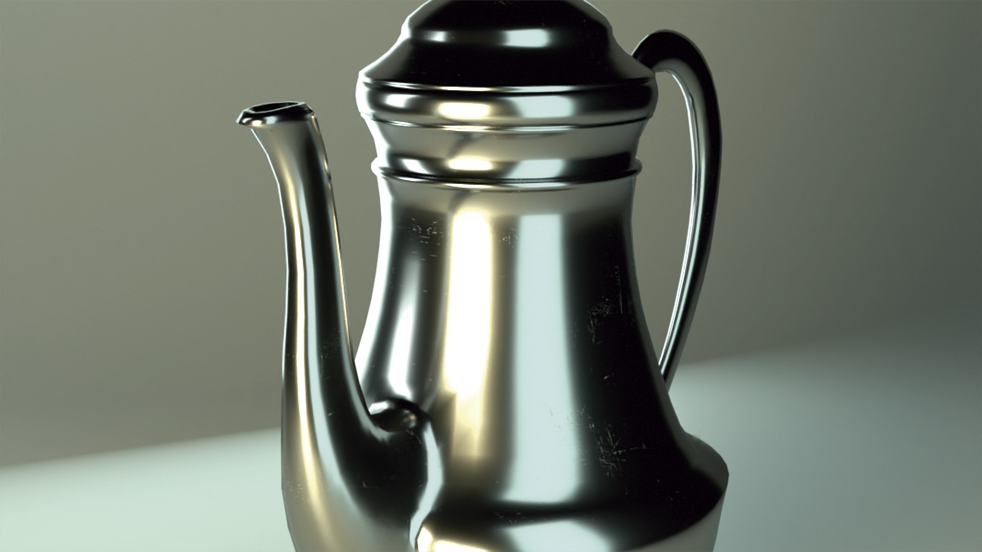 Stain Steel Teapot 3D model - TurboSquid 2134823