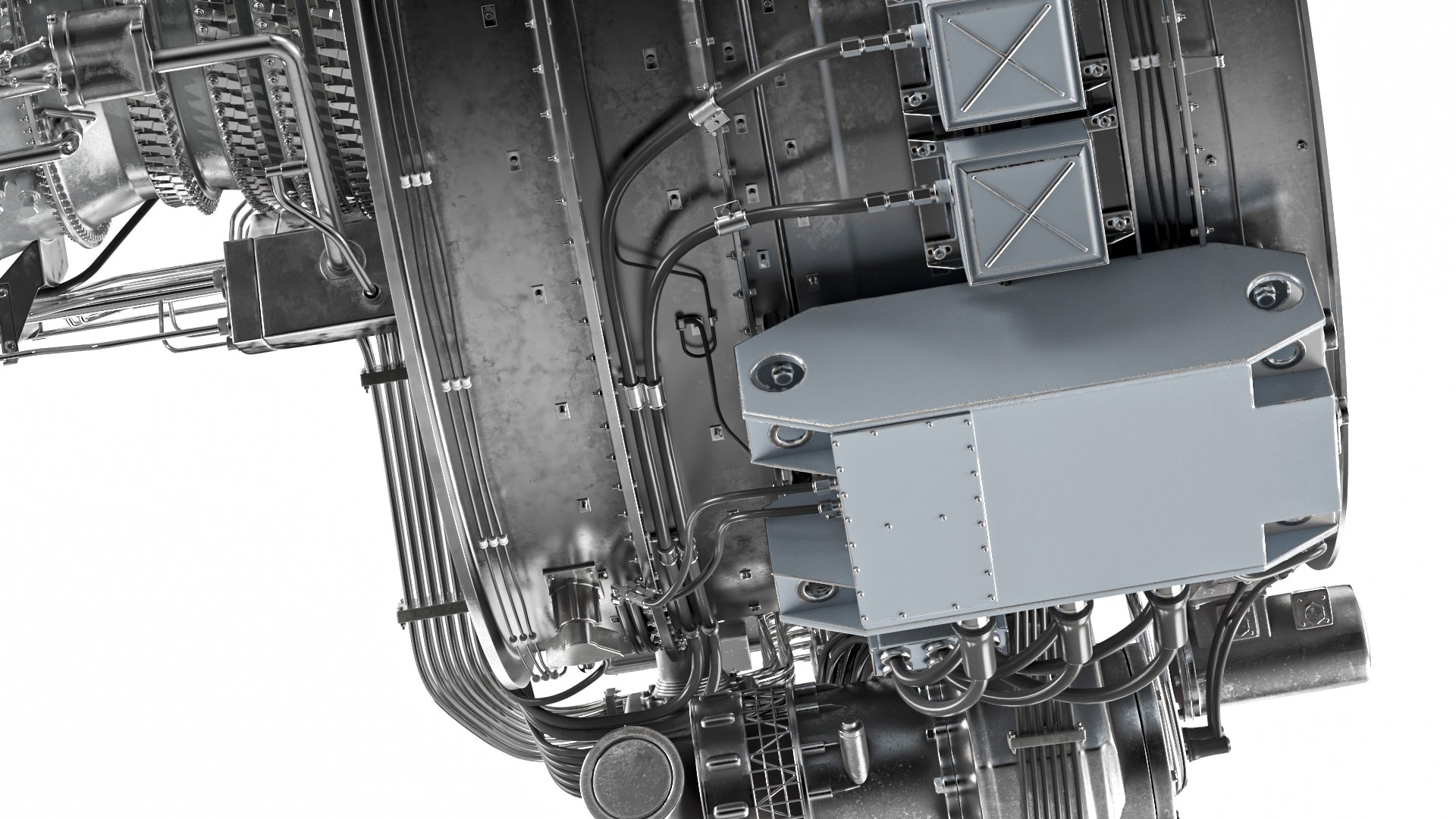 3D Jet Engine Turbine CFM56 Cutaway Model - TurboSquid 2402271