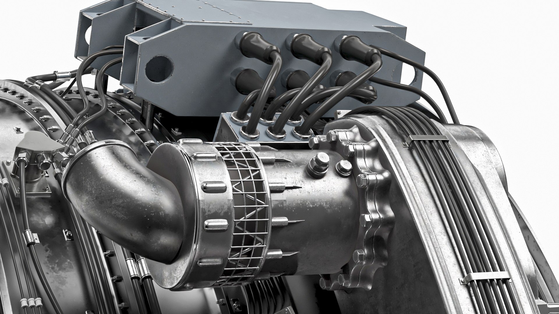 3D Jet Engine Turbine CFM56 Cutaway Model - TurboSquid 2402271