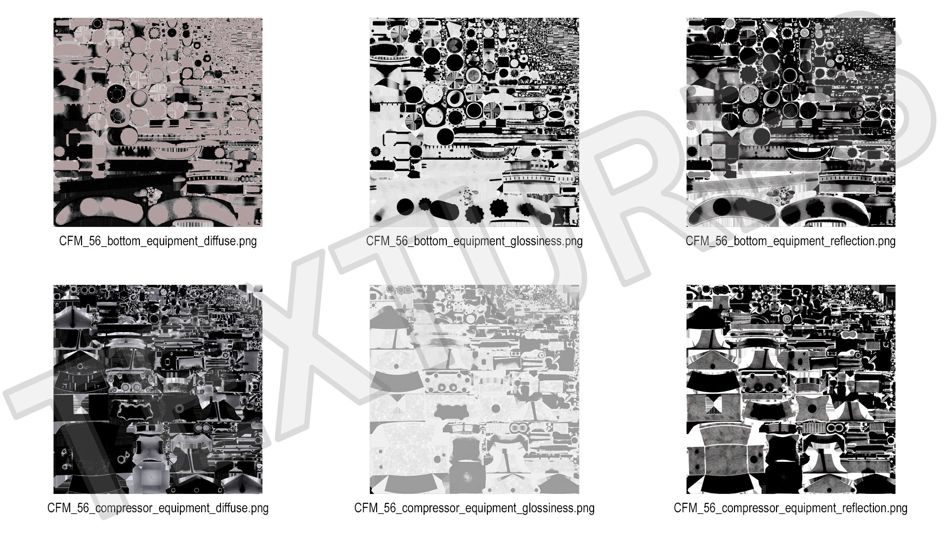 3D Jet Engine Turbine CFM56 Cutaway Model - TurboSquid 2402271