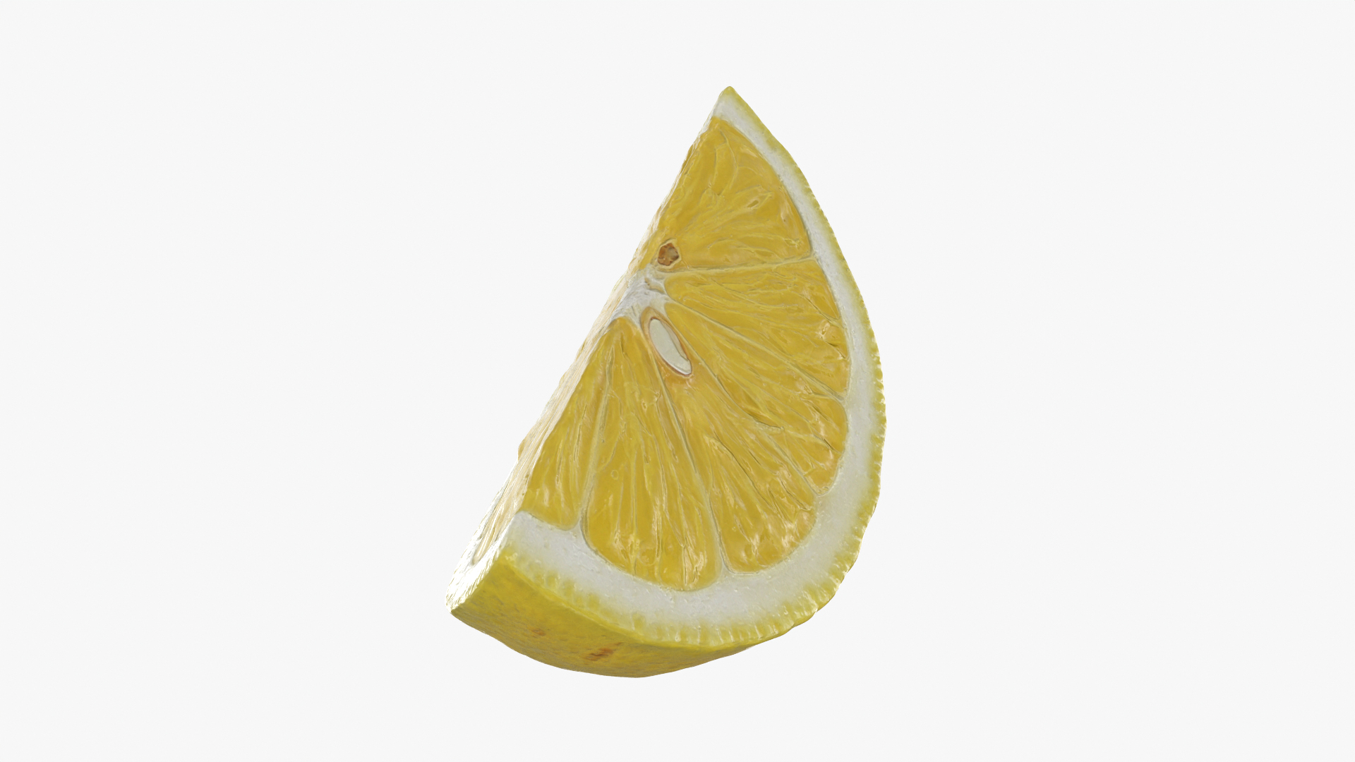 3D Fresh Lemon Slice - TurboSquid 2412599