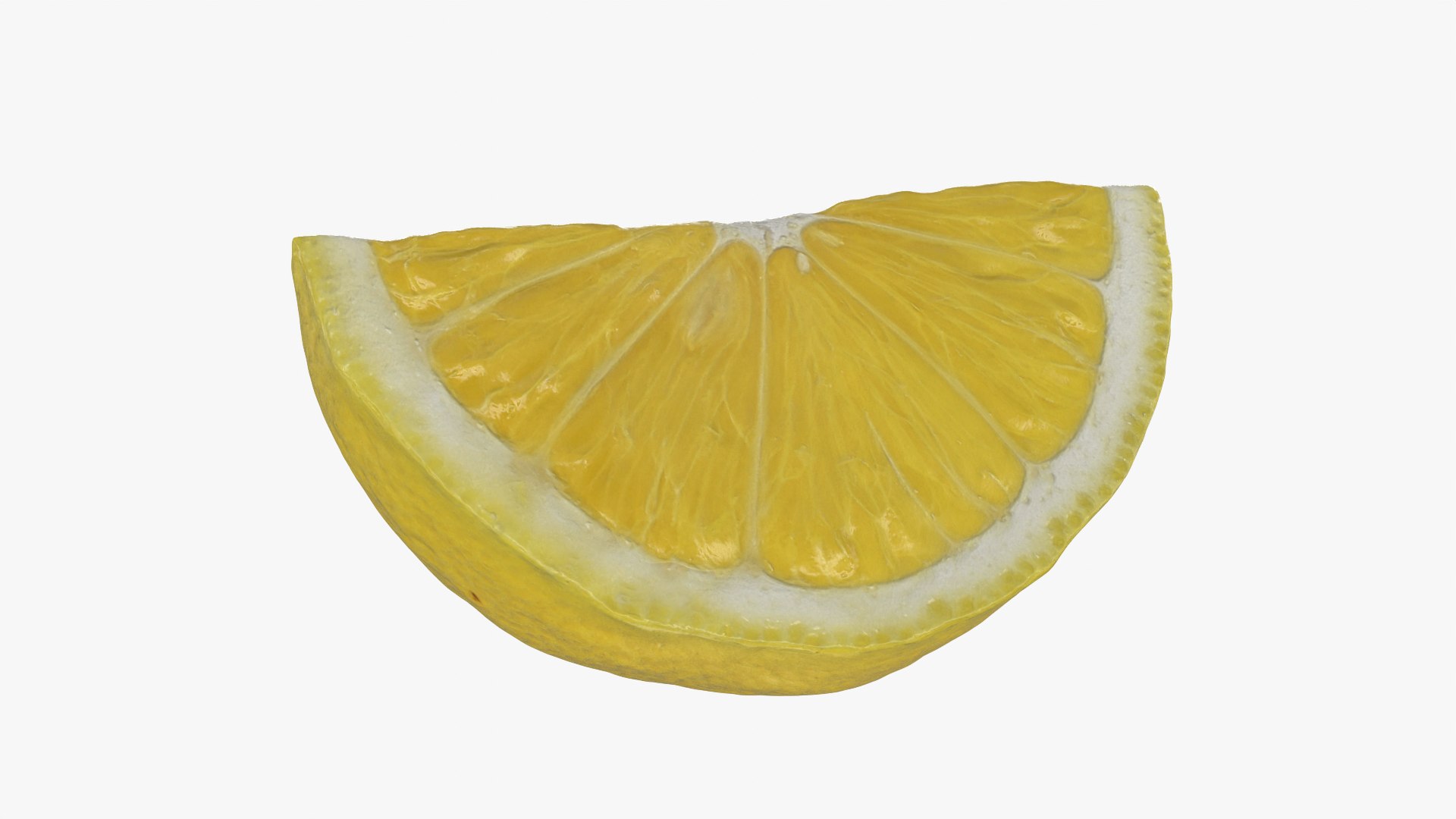 3D Fresh Lemon Slice - TurboSquid 2412599