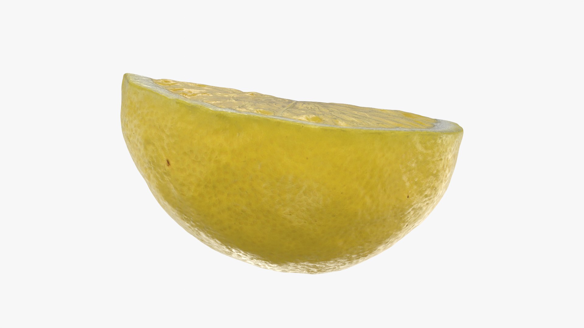 3D Fresh Lemon Slice - TurboSquid 2412599
