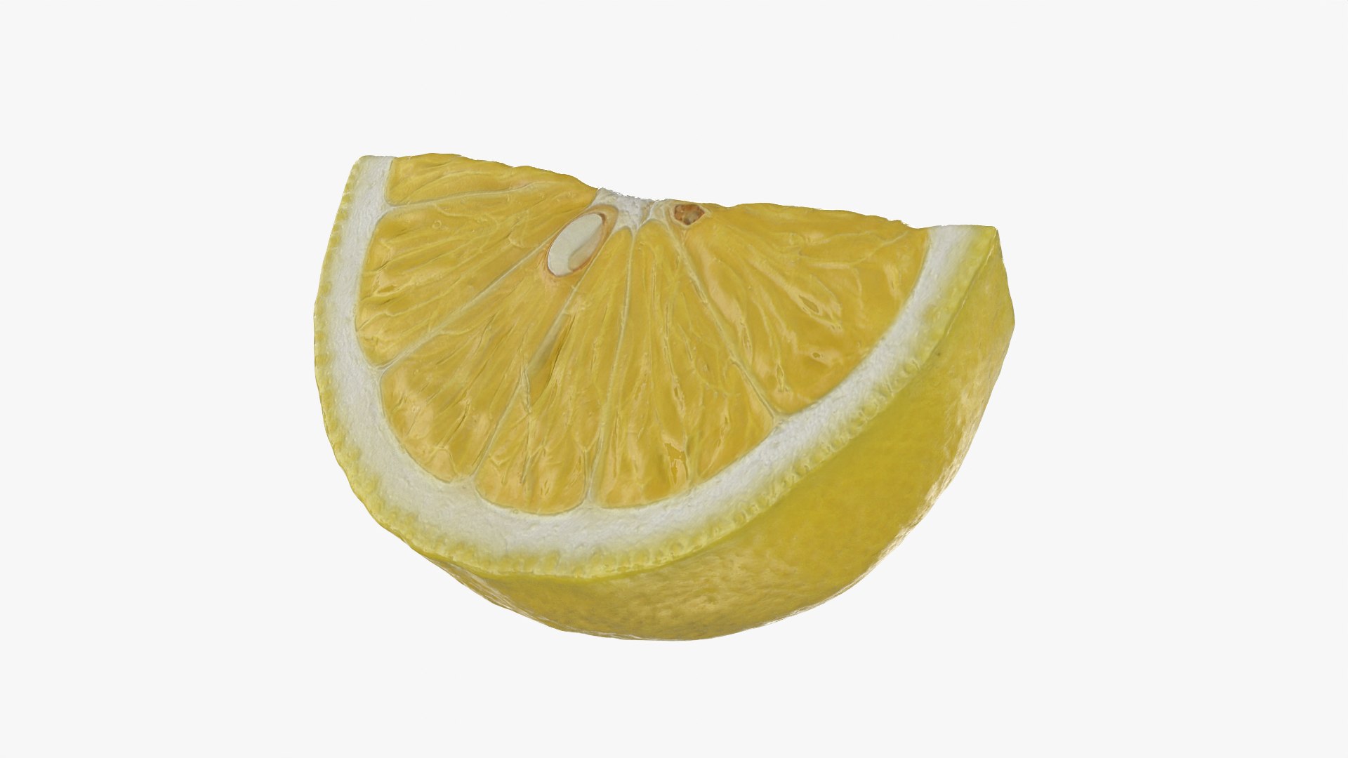 3D Fresh Lemon Slice - TurboSquid 2412599