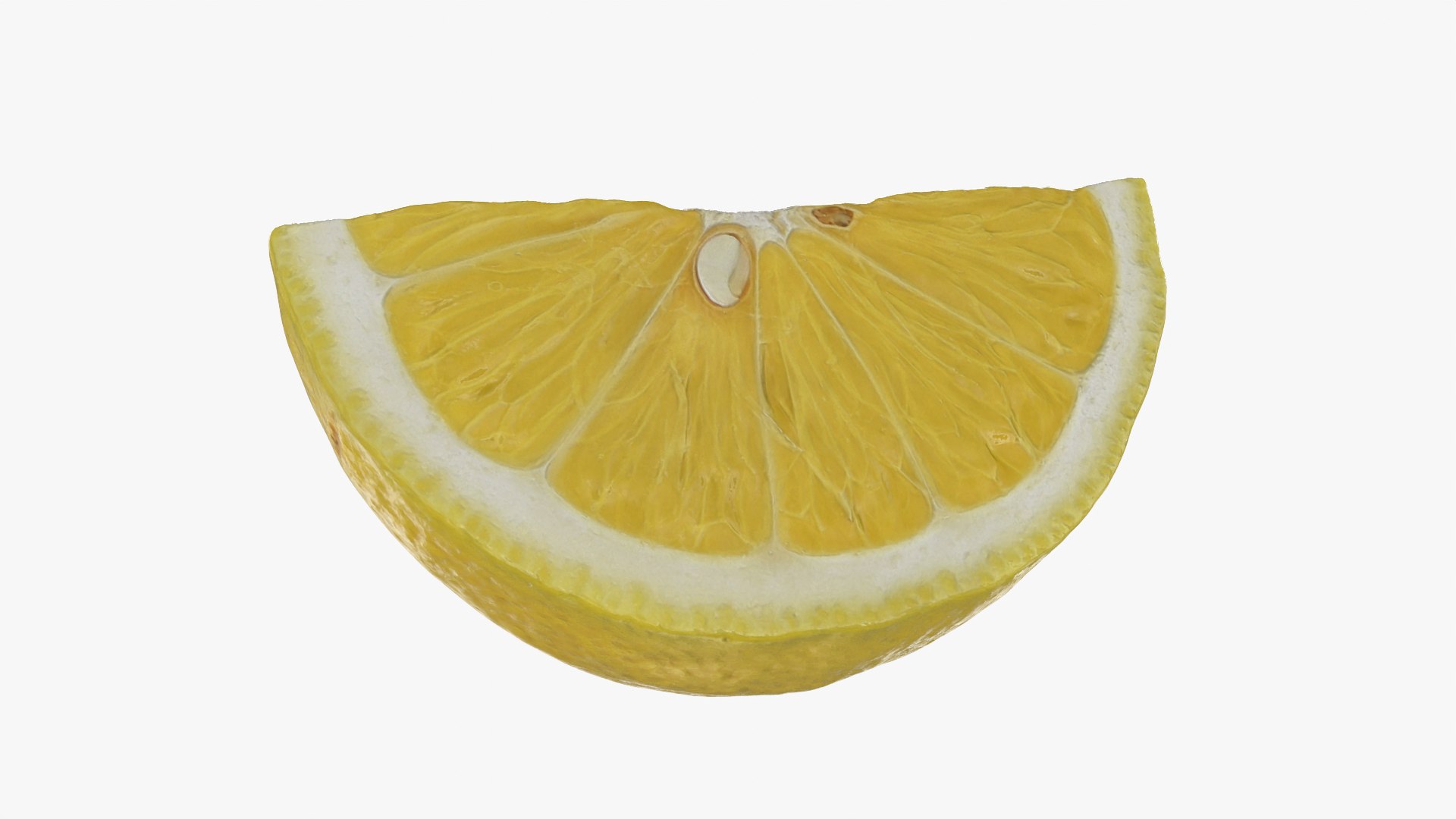 3D Fresh Lemon Slice - TurboSquid 2412599