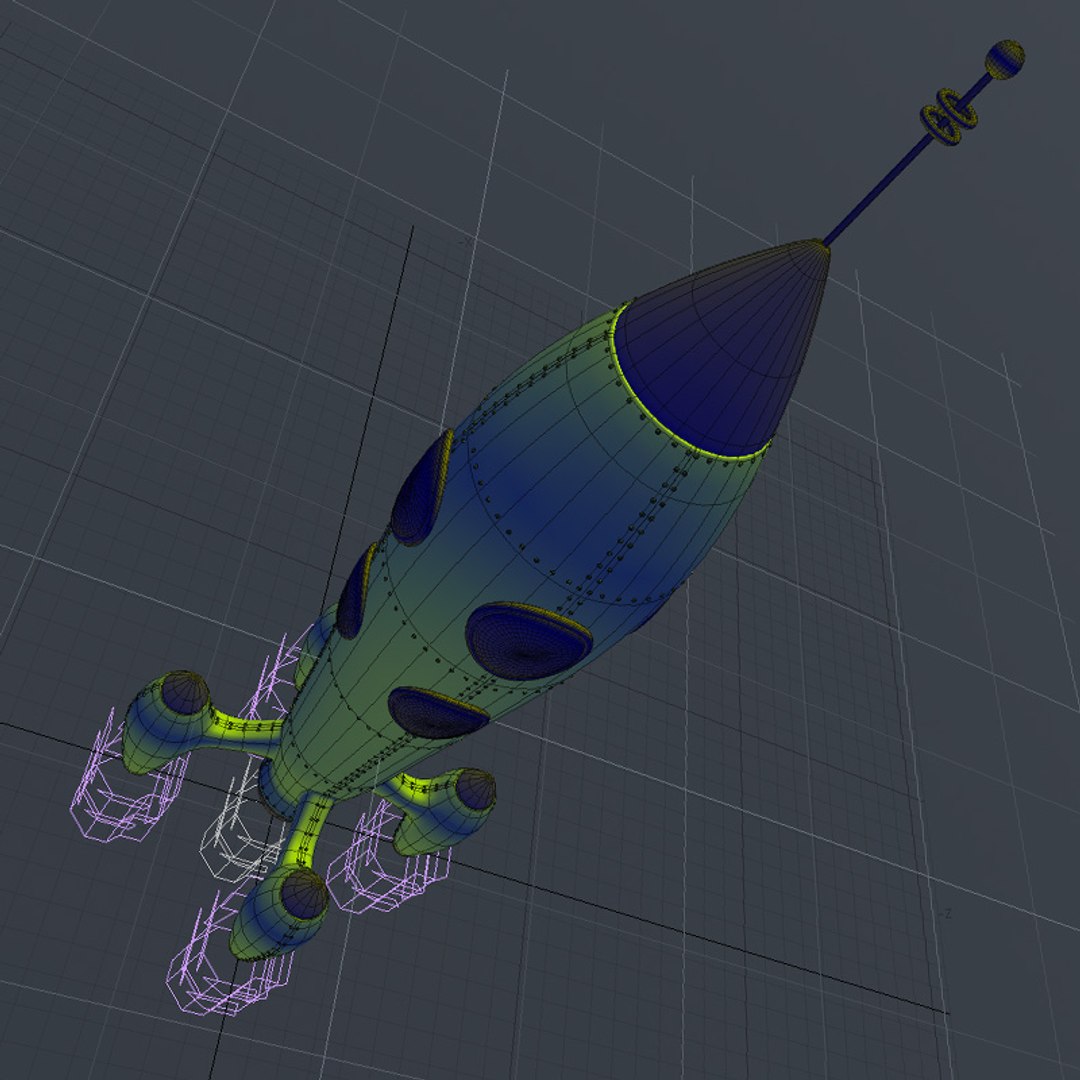 Maya Retro Rocket